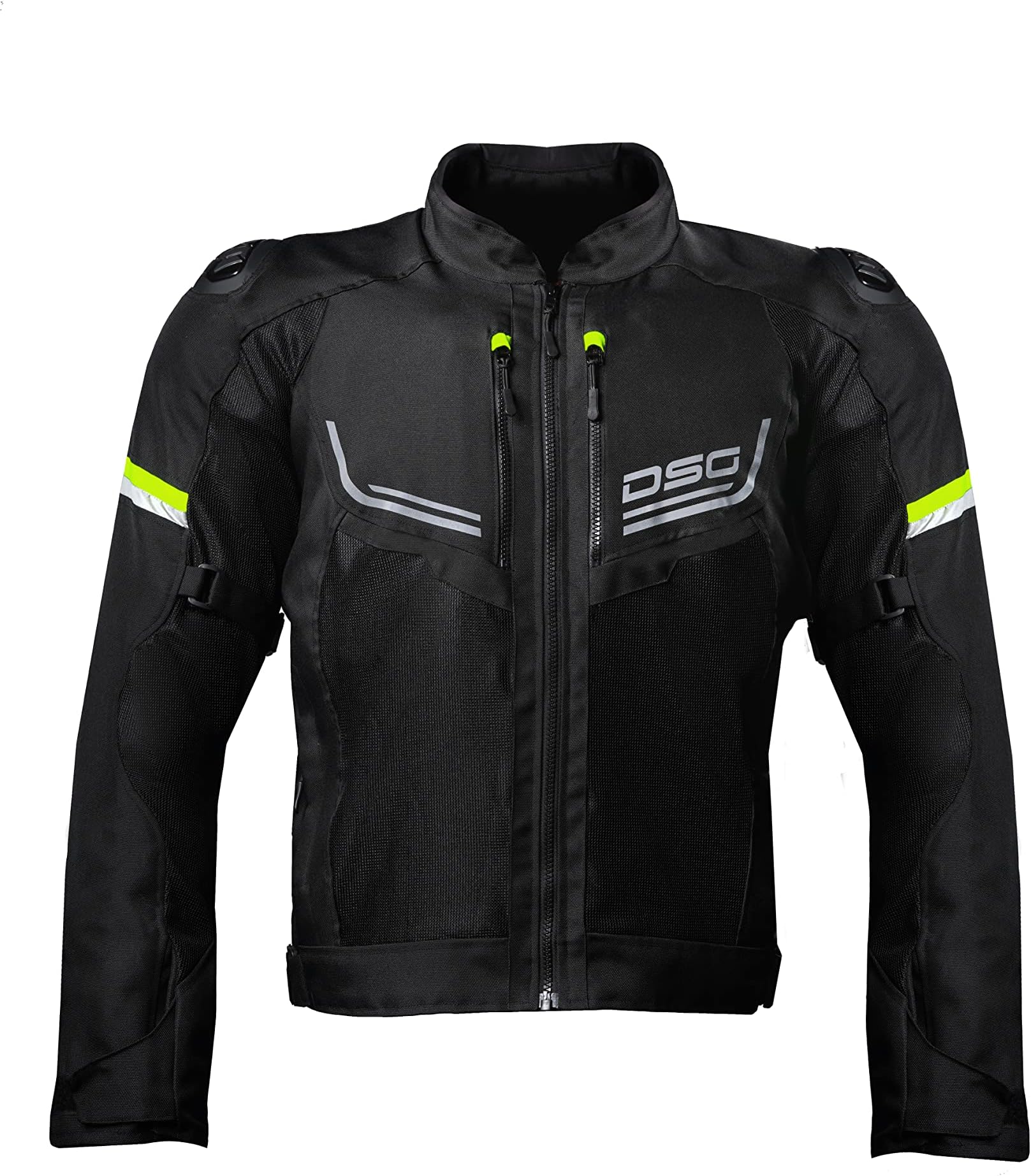 DSG AIRE MESH JACKET (COLOR - BLACK YELLOW FLUO) (SIZE - S) - WARM ...