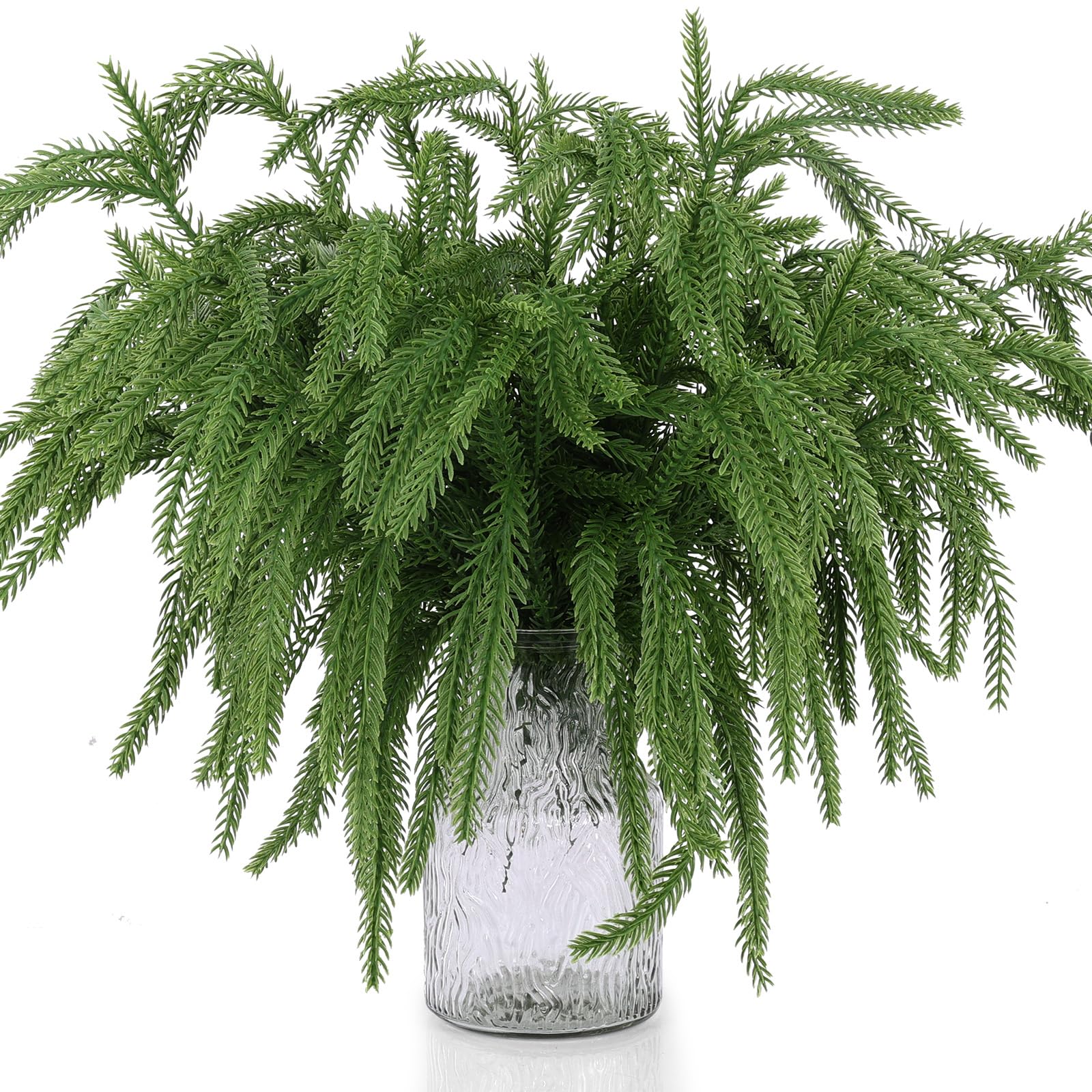 Amazon.com: Rowfad 100 Pcs Christmas Norfolk Pine Picks, Norfolk Pine ...