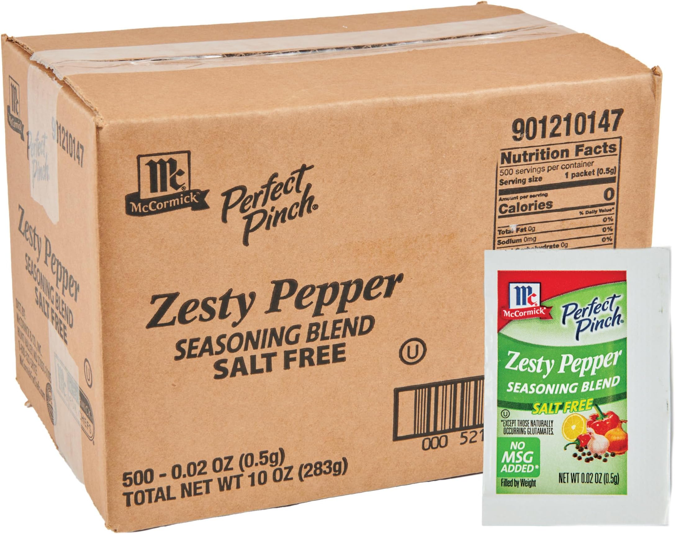 Amazon.com : McCormick Perfect Pinch Zesty Pepper Seasoning Packets ...