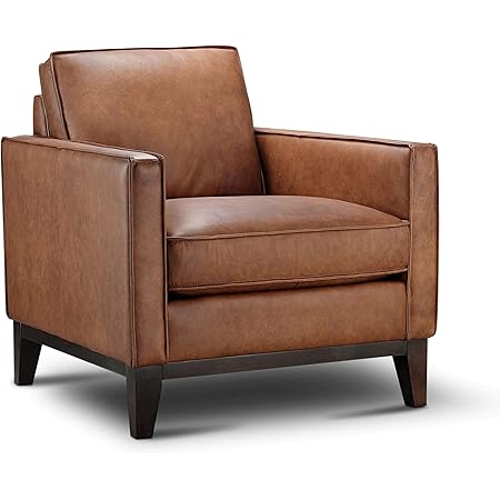Amazon.com: Hello Sofa Home Pimlico 100% Top Grain Leather Armchair ...