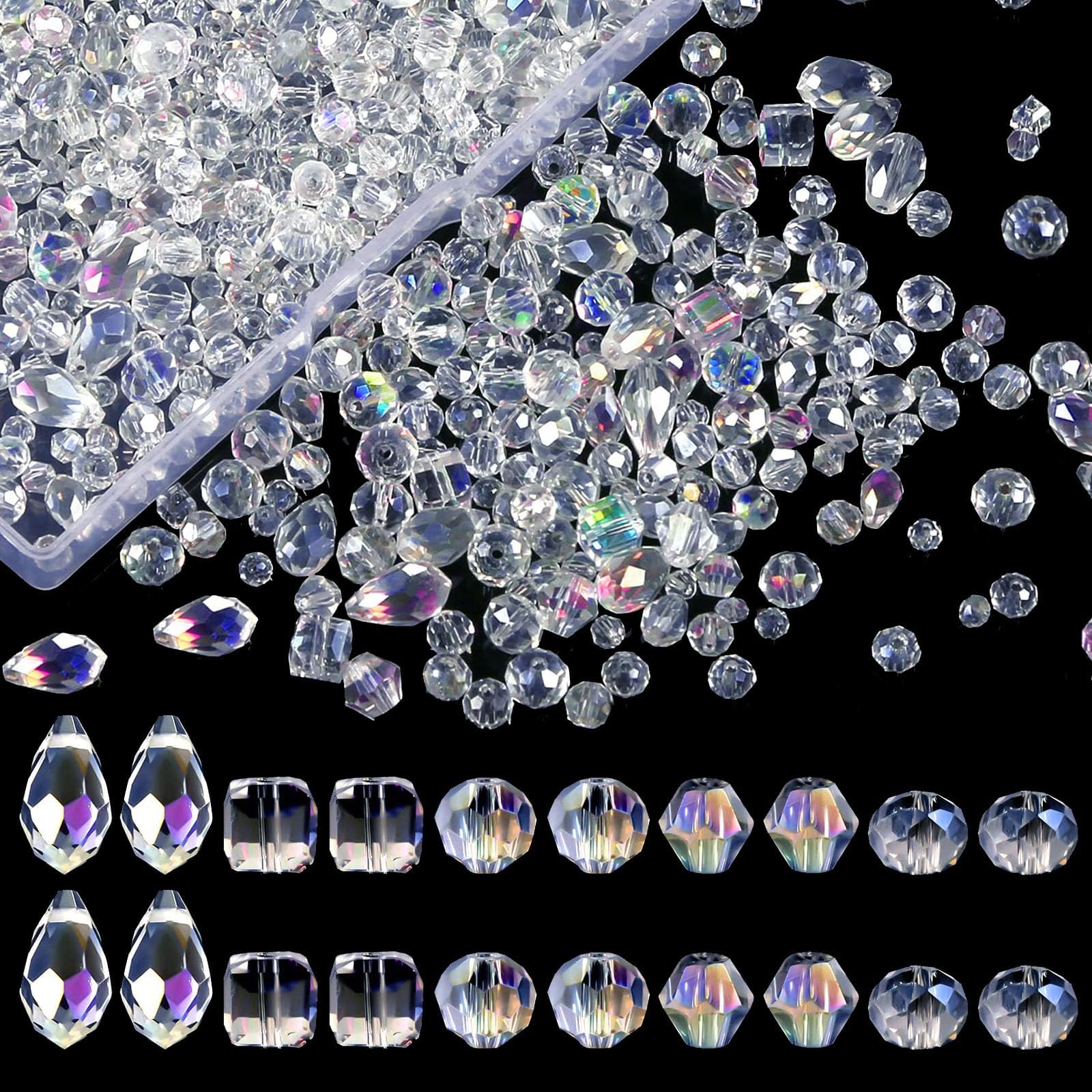 WINOMO Crystal String:Diamond Beads - 10M Crystals Glass Beads ...