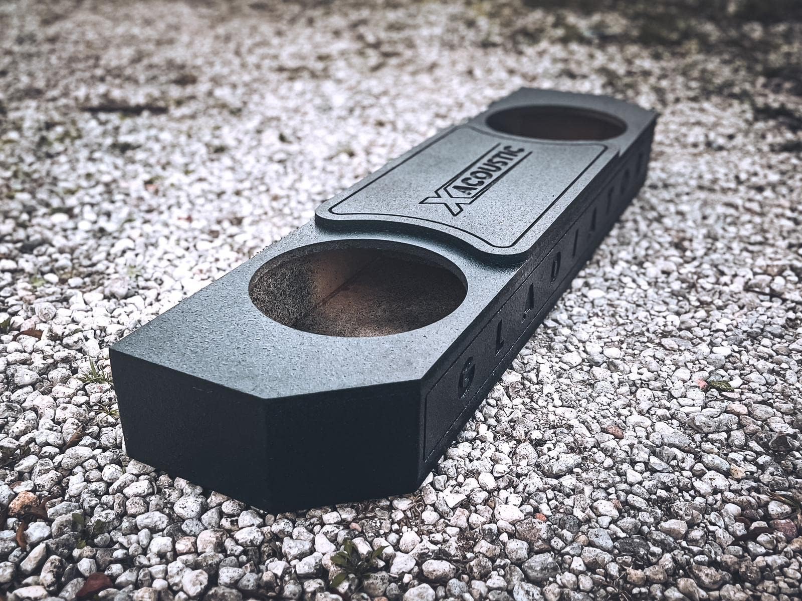 Amazon.com: Gladiator Subwoofer Box for 2 10" shallow subs : Electronics