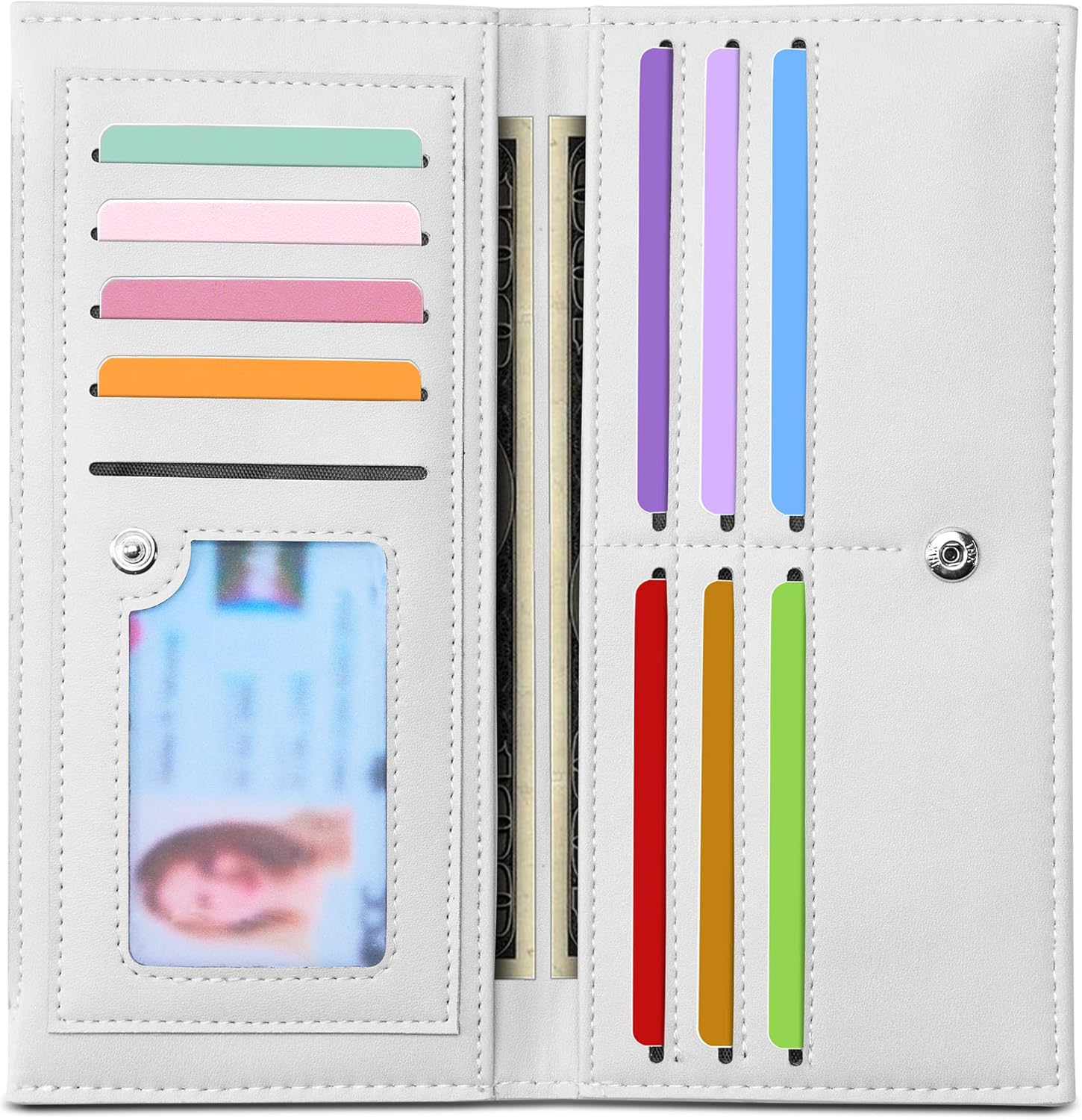 Amazon.com: Tipmile Slim Wallet for Women, RFID Blocking Credit Card ...