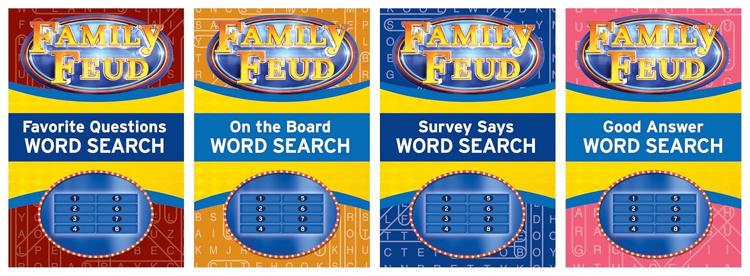 Family Feud Word Search - 4 Booklet Set (Brain Games): Publications ...