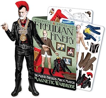 Amazon.com: Freudian Finery - Sigmund Freud Magnetic Dress Up Doll Play ...