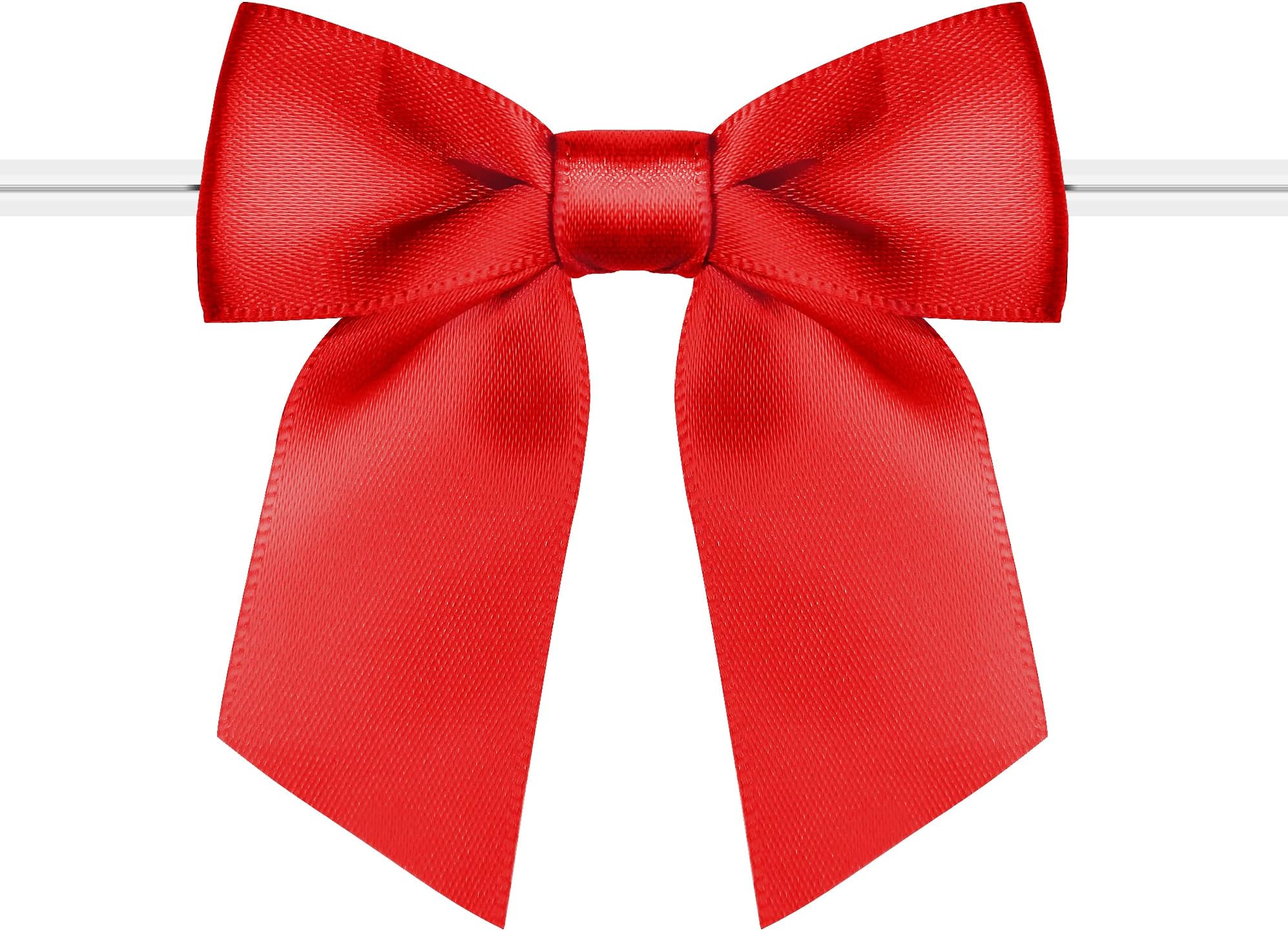 Amazon.com: Red Velvet Christmas Bows - 20 Count Size 4.5 Inches x 4.5 ...