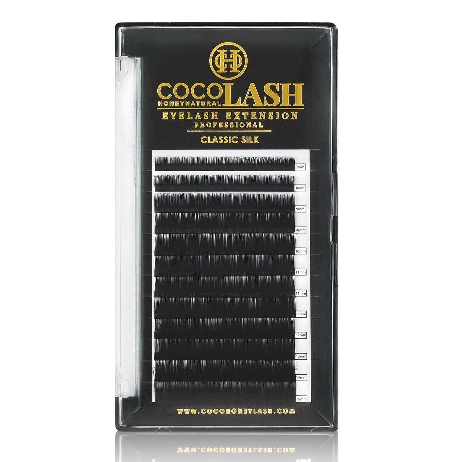Amazon.com: COCO Honey Lash Eyelash Extensions, Classic JC Curl [0.07mm ...