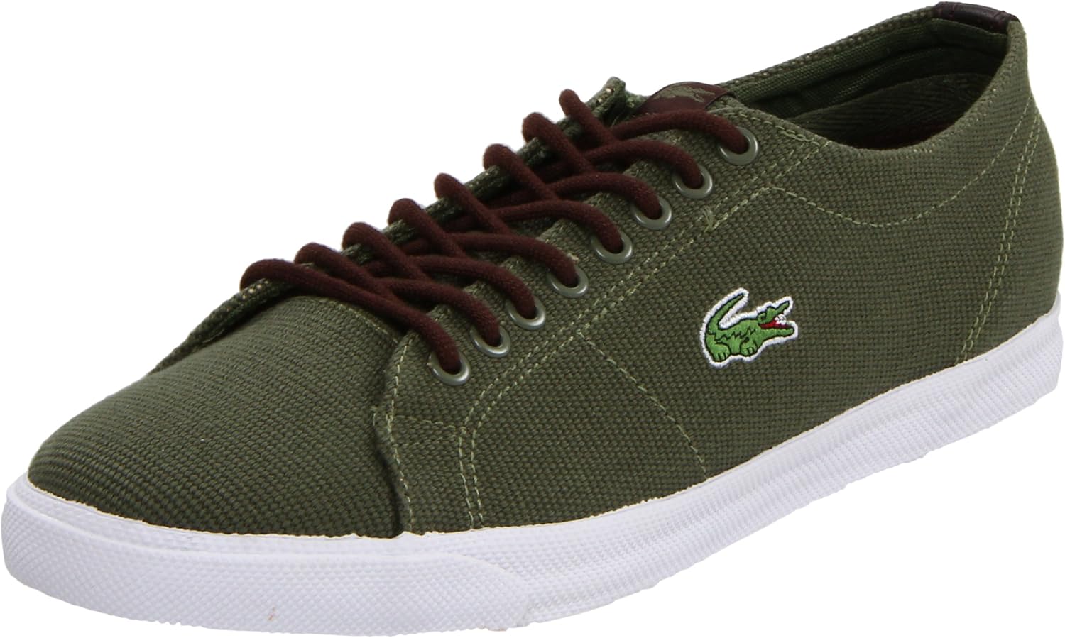 Amazon.com | Lacoste Men's Marcel TL Sneaker,Green/Brown,9 M US | Shoes