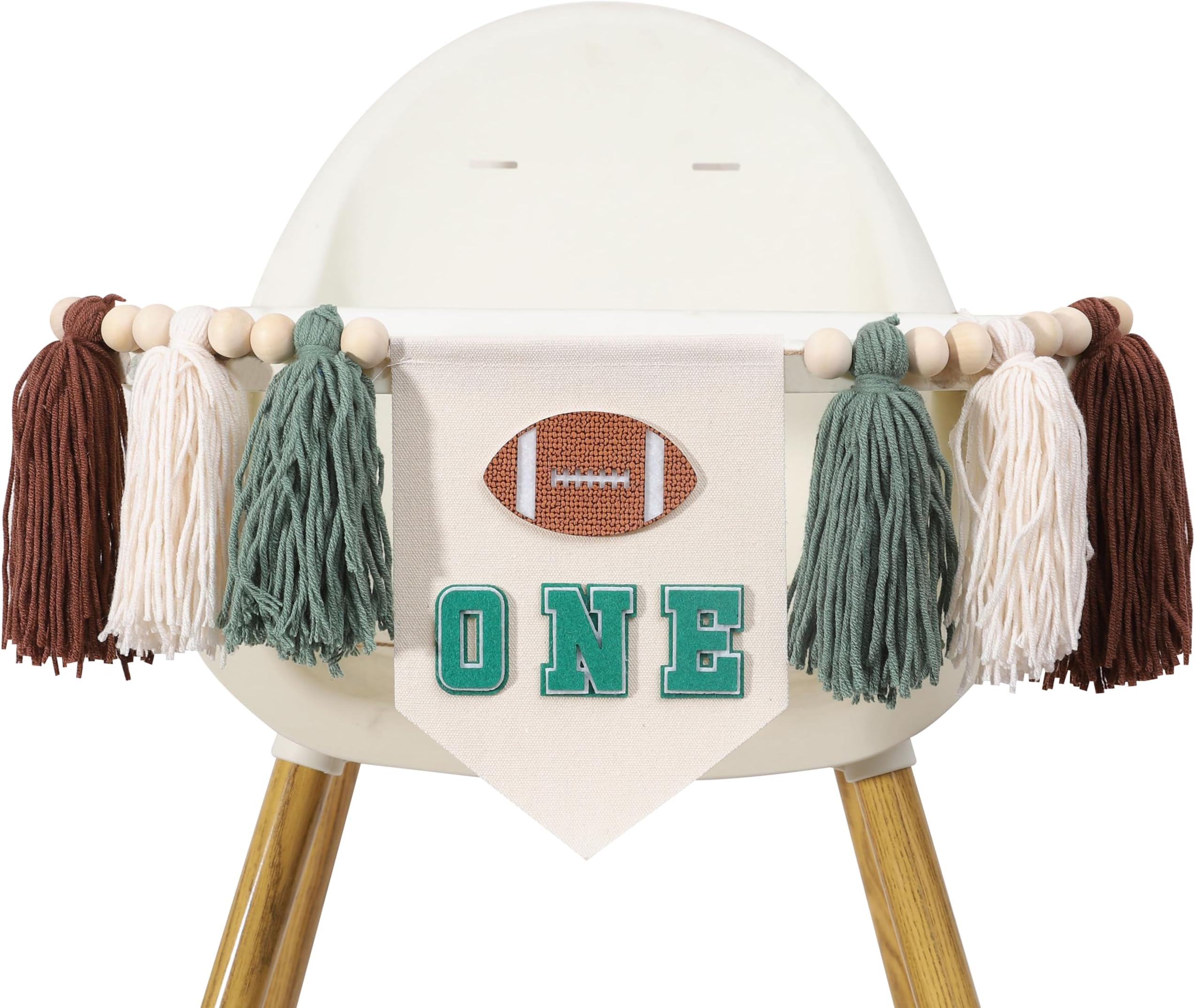 Amazon.com: Football High Chair Banner - Football 1st First Birthday ...