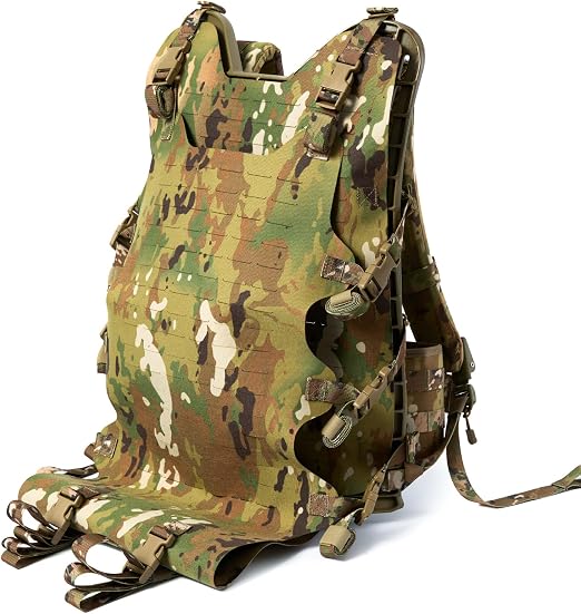 Amazon.com : MT Military Load MOLLE Frame with Detachable Laser-Cut ...