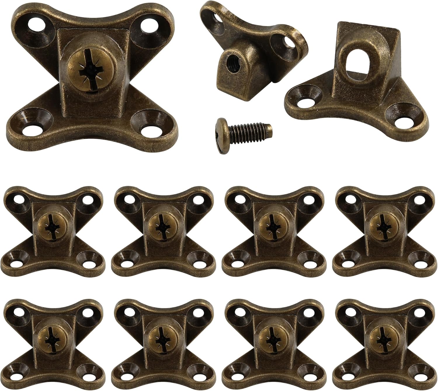 Amazon.com: AUXBC 10PCS Detachable Corner Brace, Removable Zinc Alloy ...