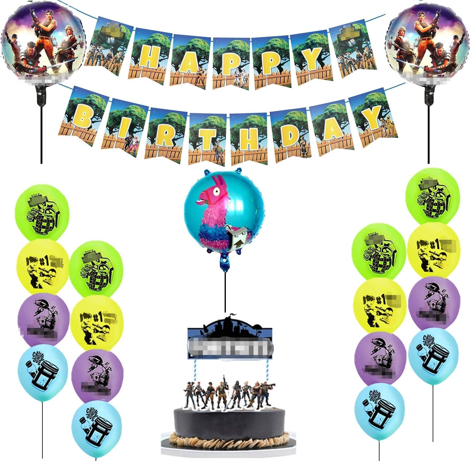 Buy Birthday Party Supplies Set For Game Fans 16 Latex Party Balloons buy-birthday-party-supplies-set-for-game-fans-16-latex-party-balloons