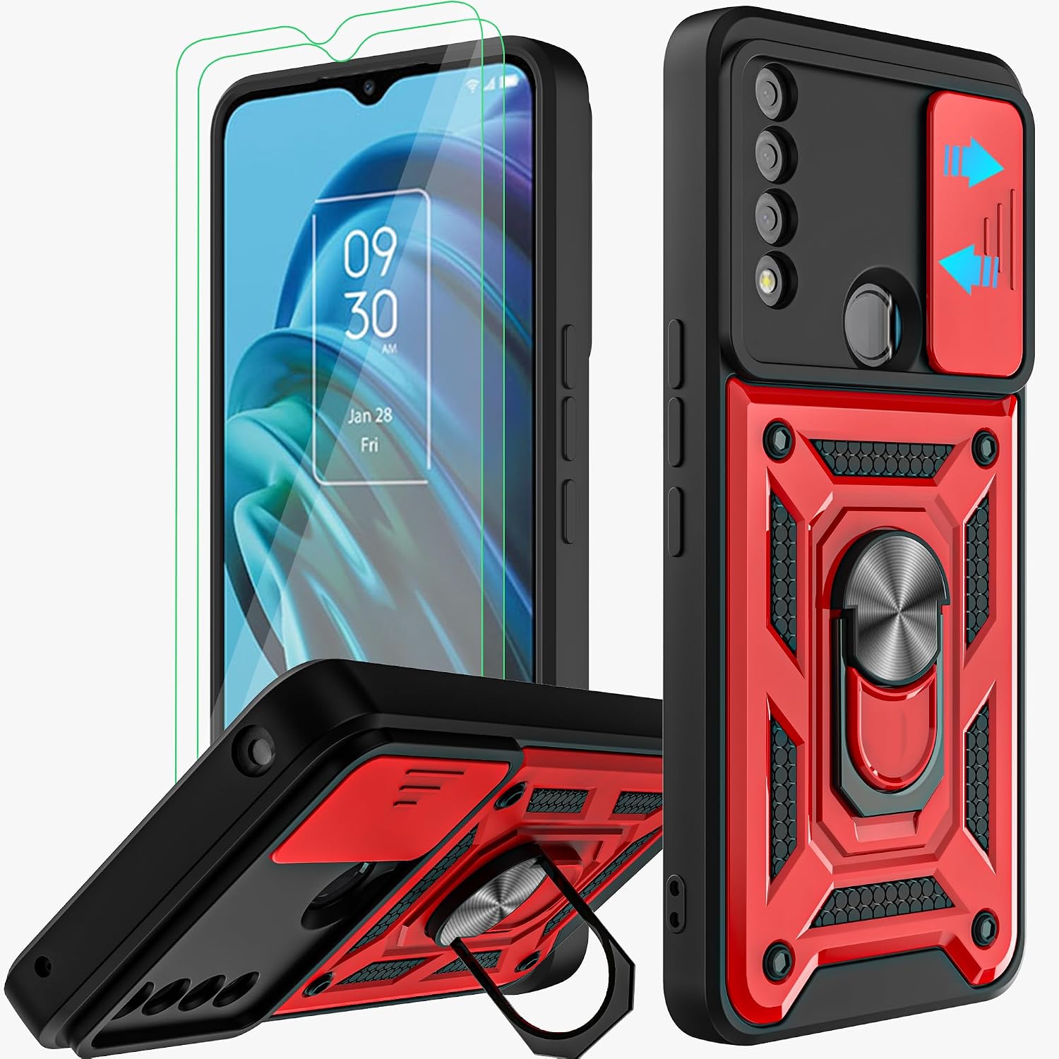 Amazon.com: AKINIK for TCL 30 XE 5G Phone Case(Not Fit TCL 30 XL), with ...
