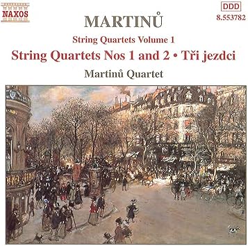 MARTINU: String Quartets Nos. 1 and 2 / Three Horsemen: Amazon.co.uk ...