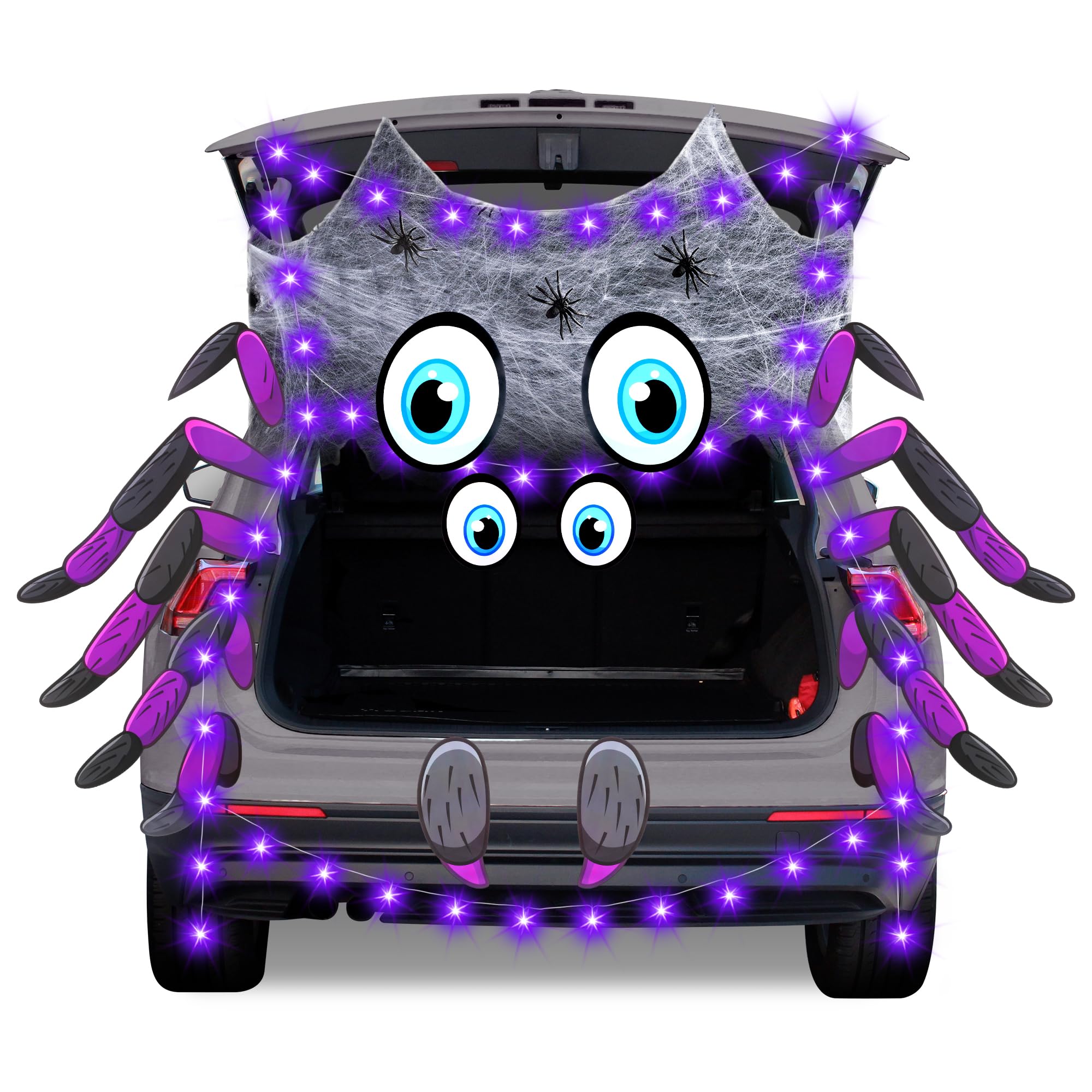 Amazon.com: Hiboom Halloween Trunk or Treat Car Decorations Kit ...