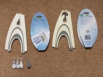 AQUALUX - Shower Blade | Shower Squeegee, Self Adhesive, Works on ...