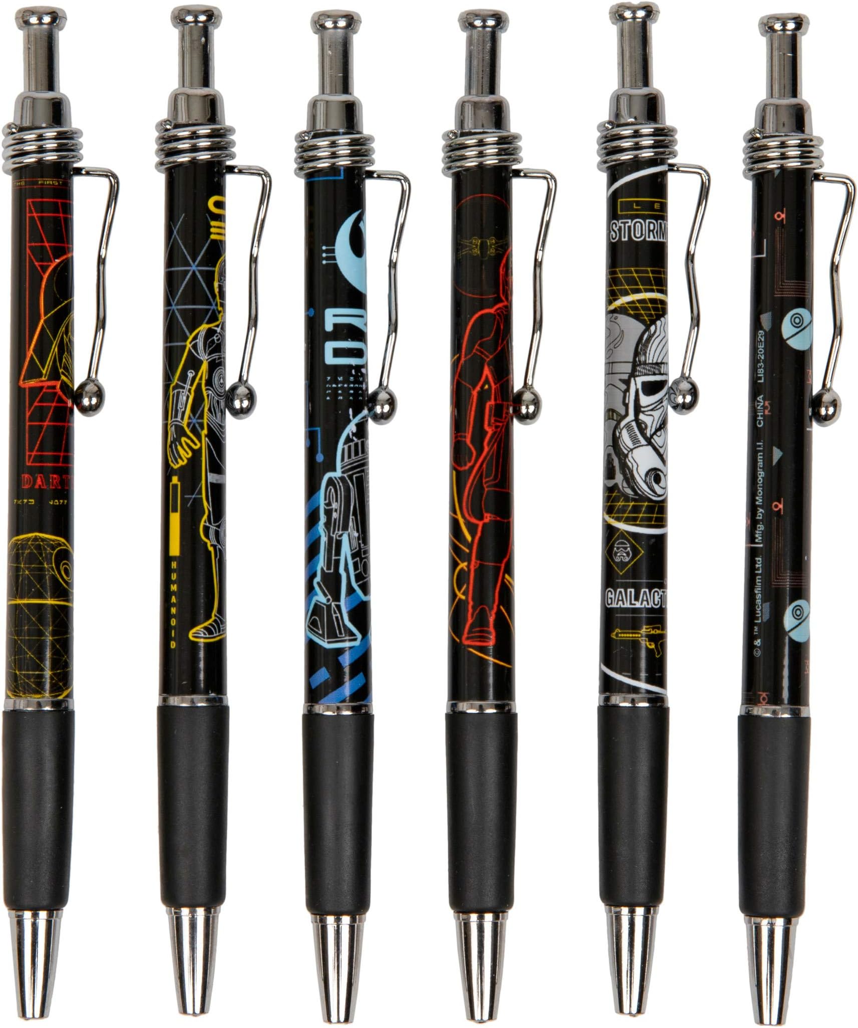 Amazon.com: IQ LEGO Star Wars Lightsaber Gel Pen Set - 4 Pack Gel Pens ...