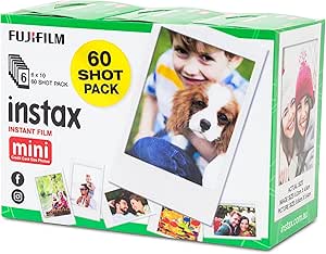 Instax Fujifilm Mini Film, White 60 Pack: Film: Amazon.com.au