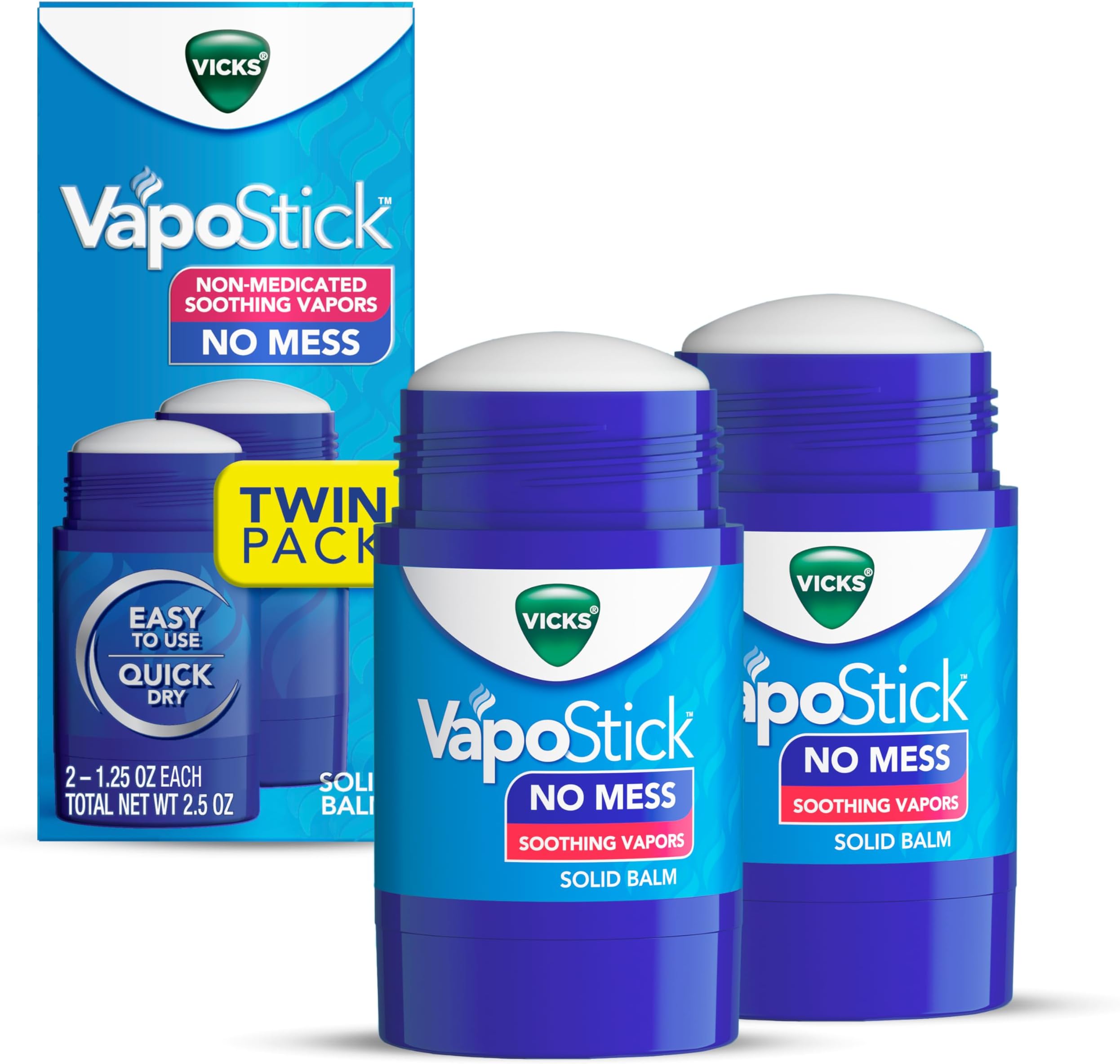 Amazon.com: (2) Vicks Vaporub Topical Ointment 12g Tin Travel Size by ...