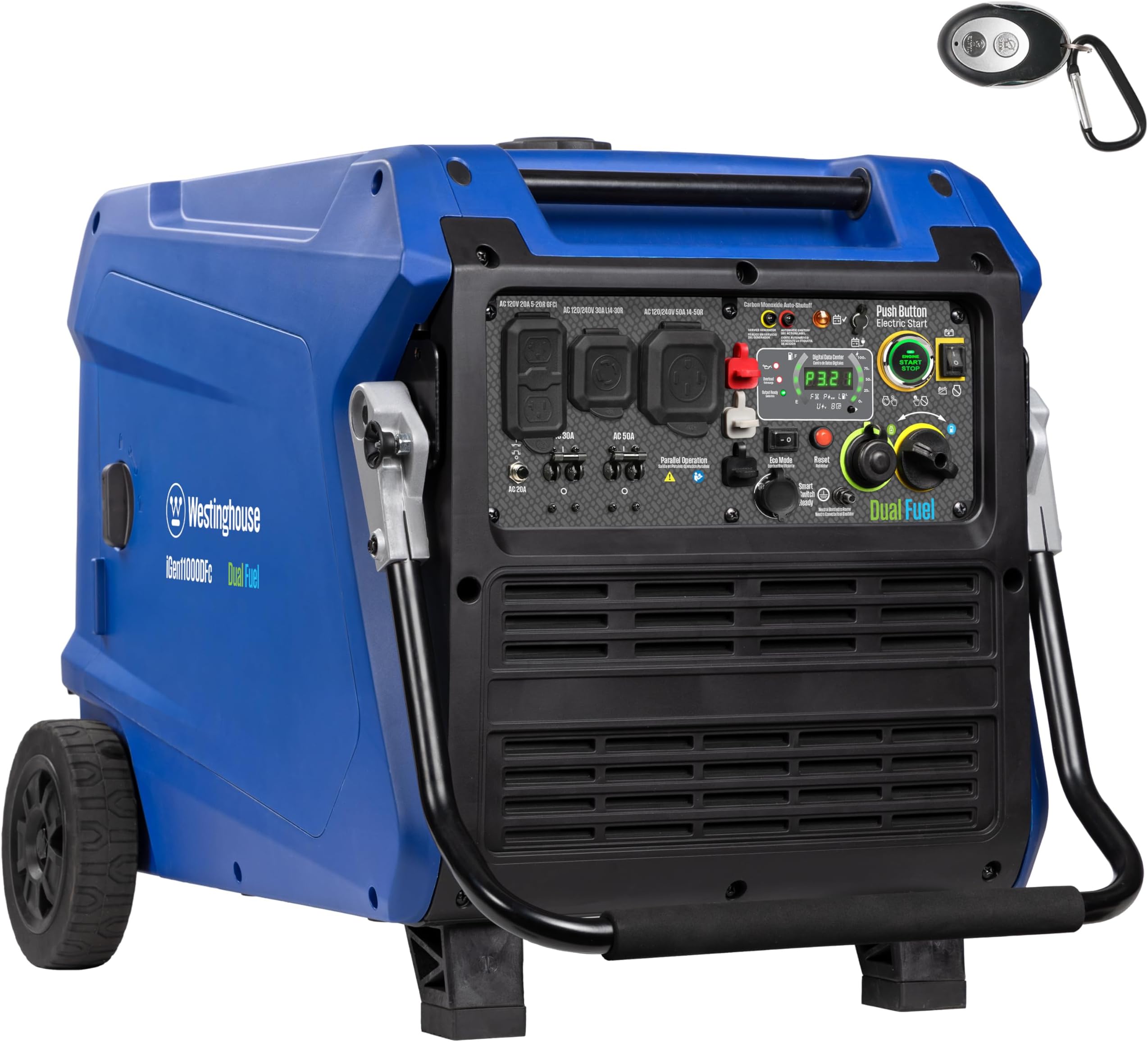Amazon.com : Westinghouse 11000 Peak Watt Dual Fuel Portable Inverter ...