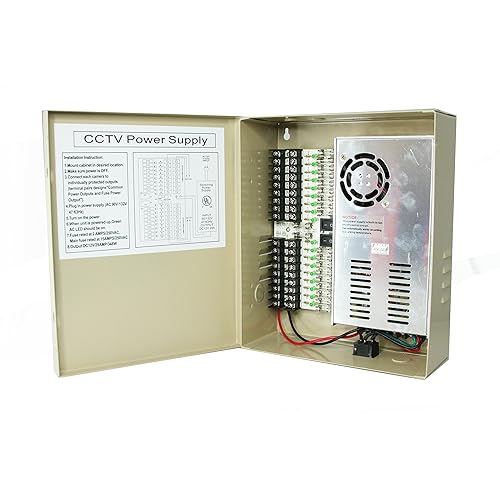 Snapklik.com : 18 Channel Output Port 12V DC Max 29A CCTV PTC Fuse ...