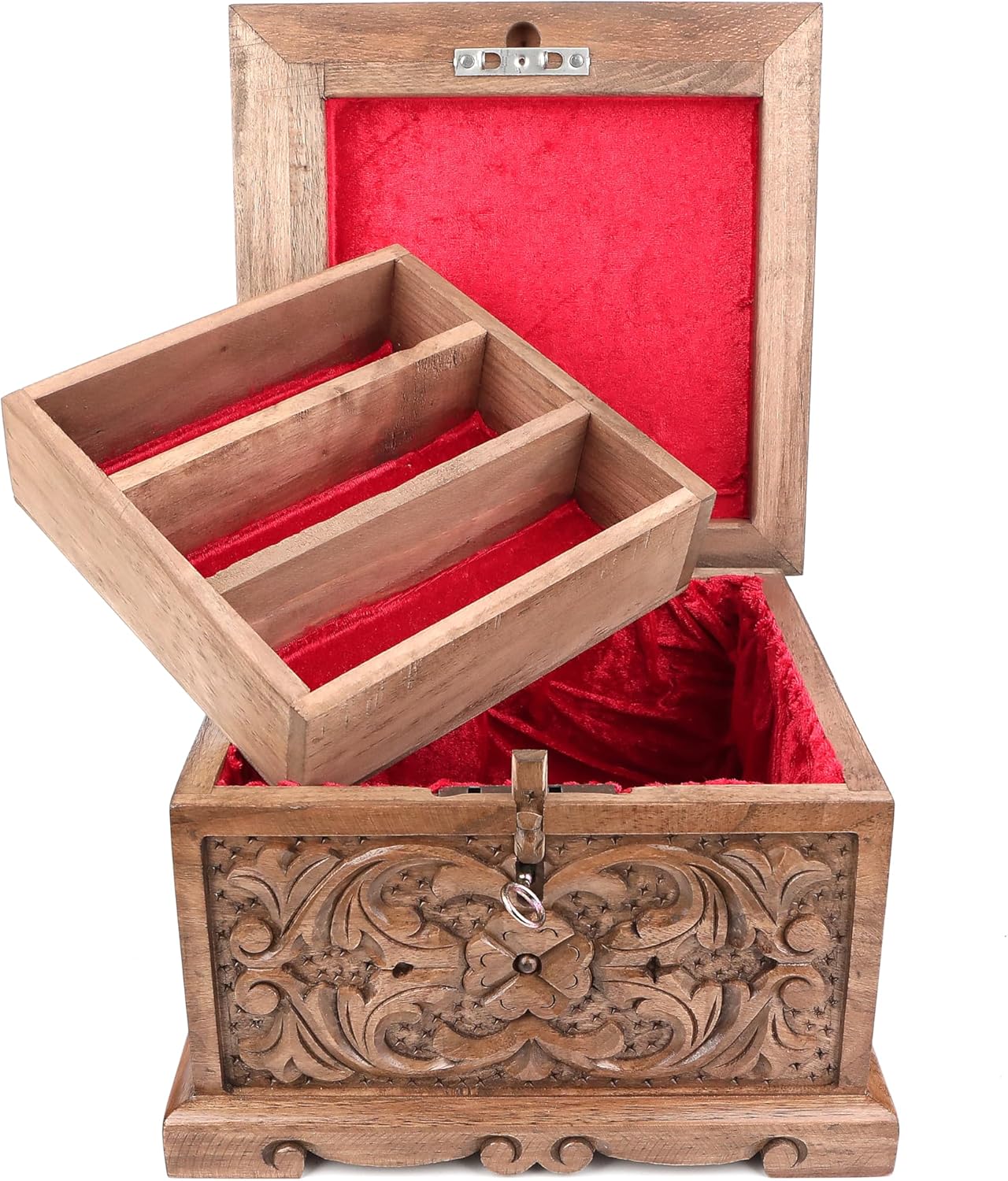 Amazon.com: Tubibu Walnut Treasure Within Puzzle Secret Magic Box Hand ...