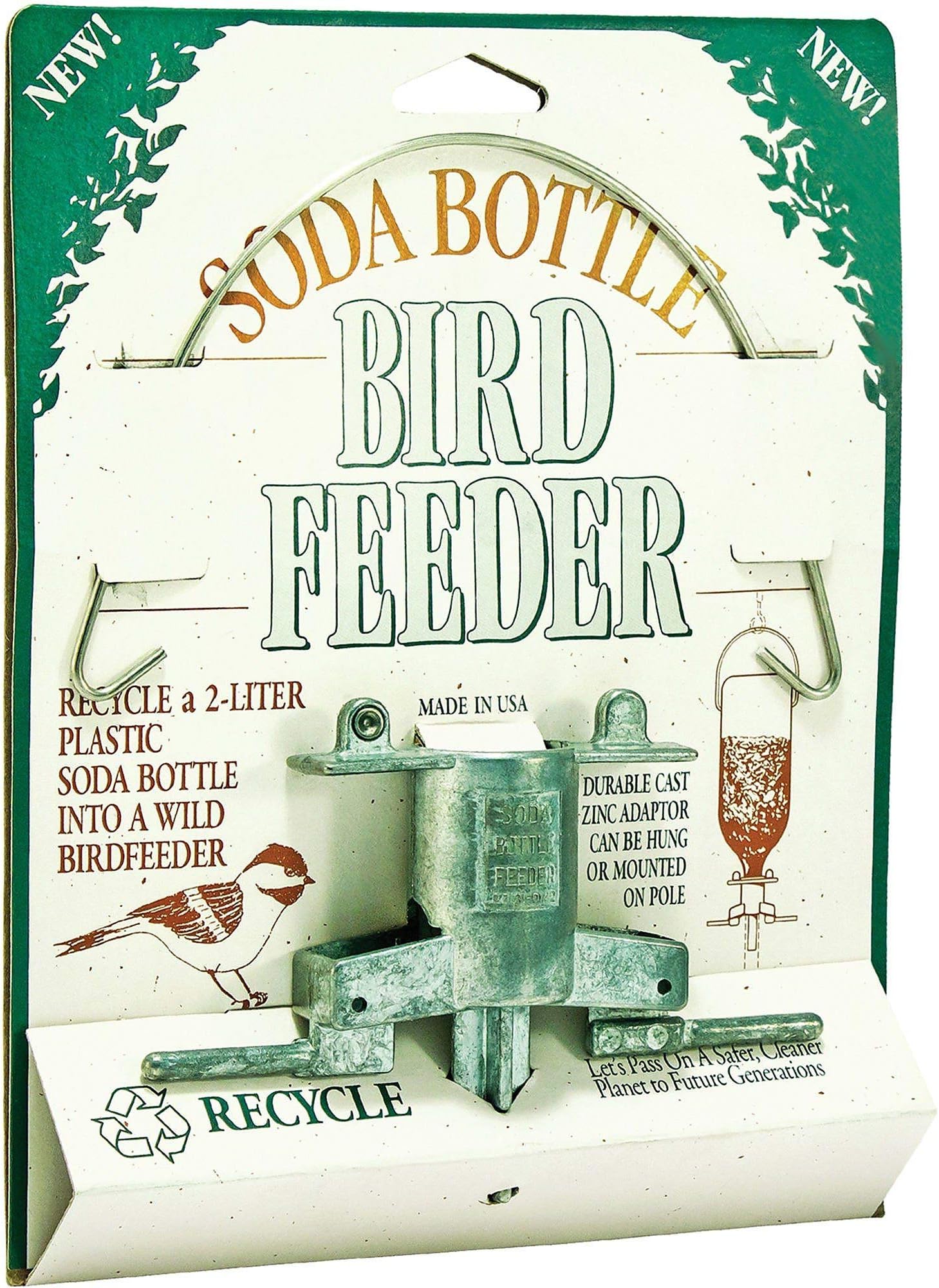 Amazon.com : Gadjit 3 Hanging Soda Bottle Bird Feeders-3 Fun ...