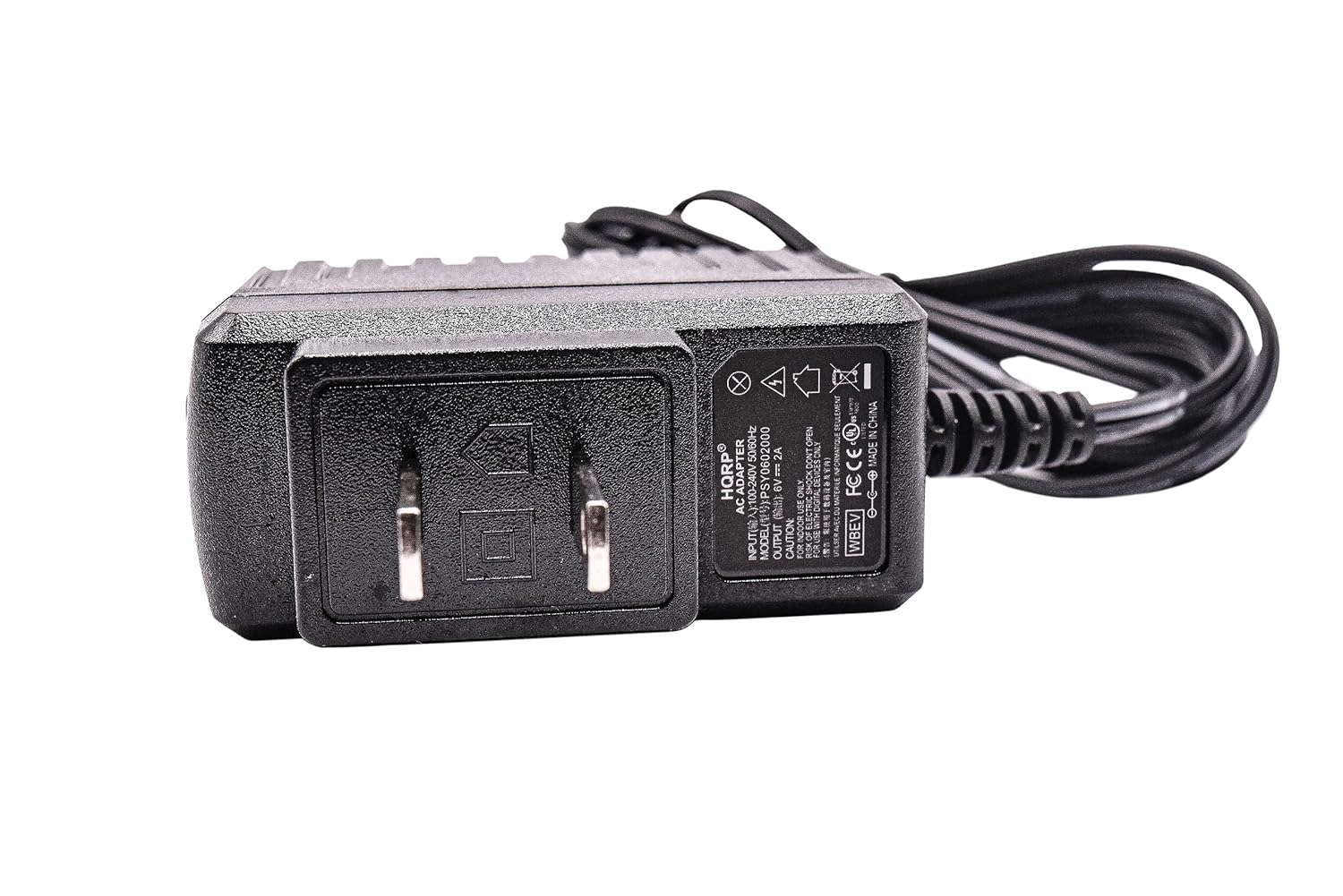 HQRP 6V AC Adapter Compatible with Kaito AD500 AD-500 ACD1 KA500, KA600 ...