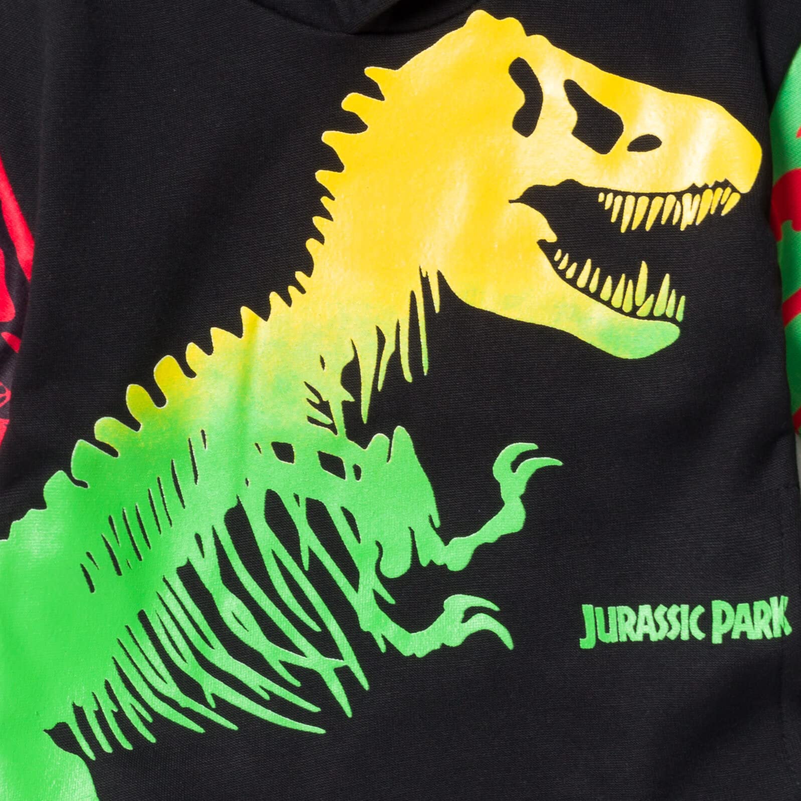 Snapklik.com : Dinosaur T-Rex Big Boys Fleece Pullover Hoodie Black 10-12