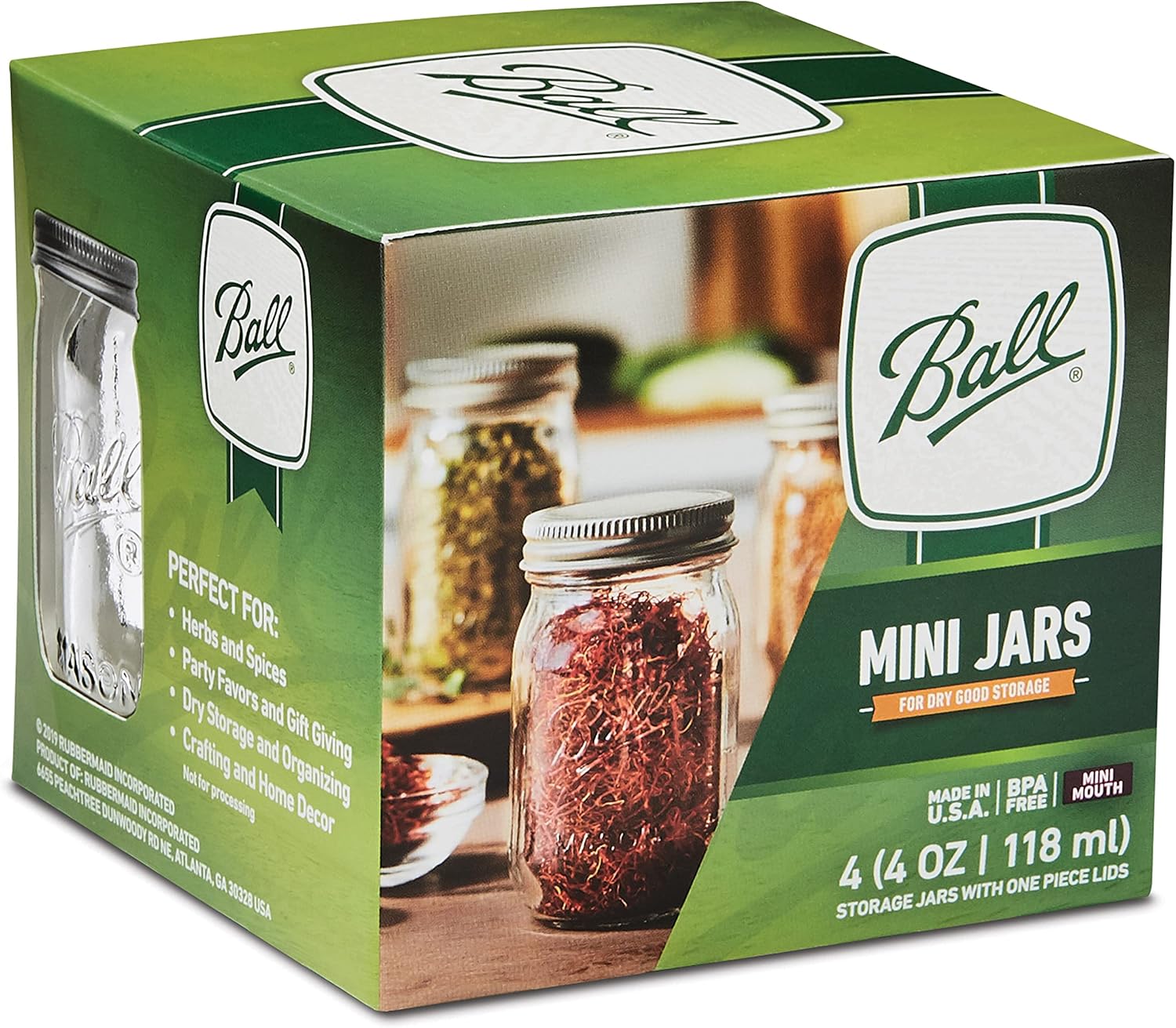 Amazon.com: Ball 4 oz Mini Jar: Home & Kitchen