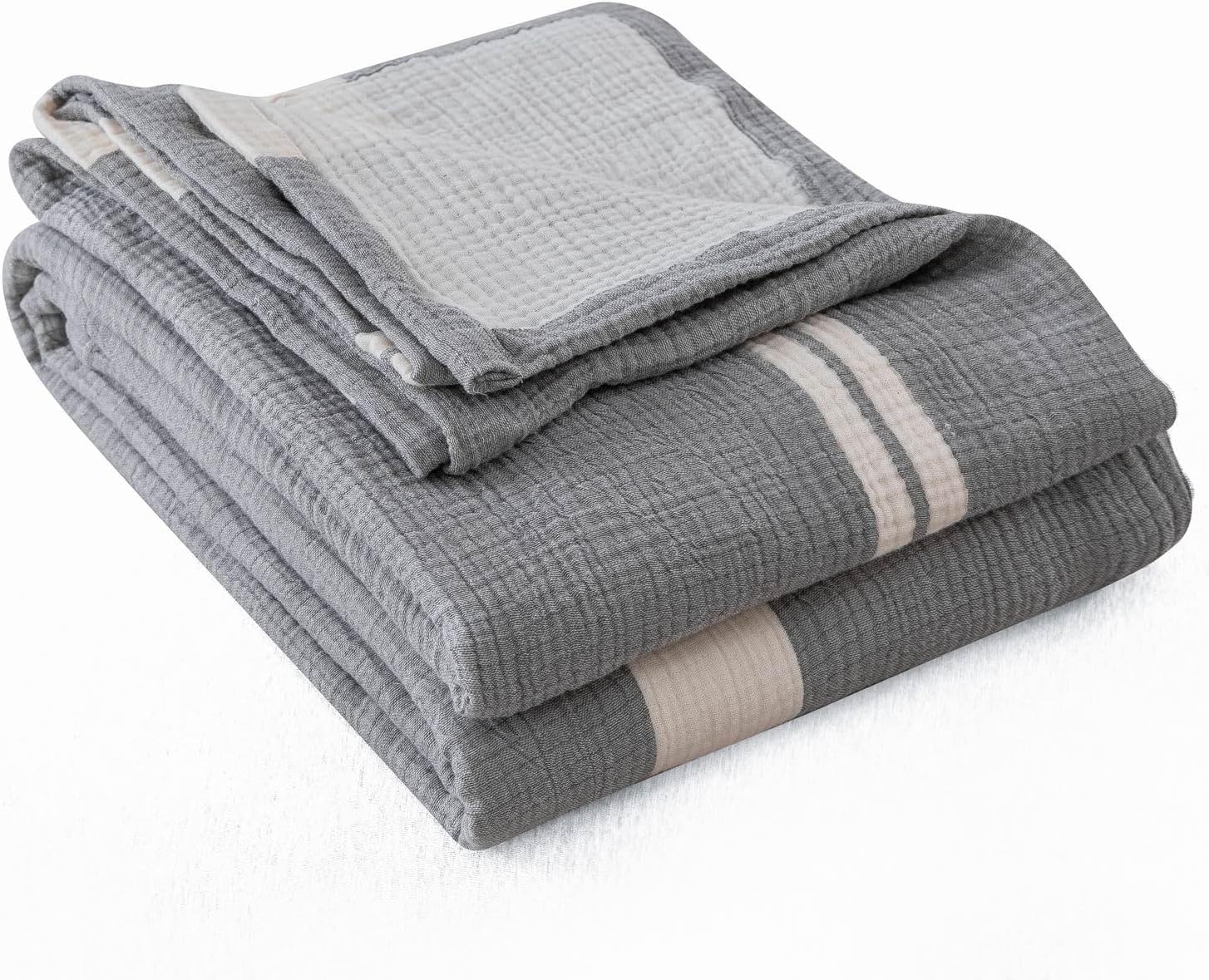 Amazon.com: Duvetex 100% Cotton 4-Layer Gauze Blanket King Size 104” x ...