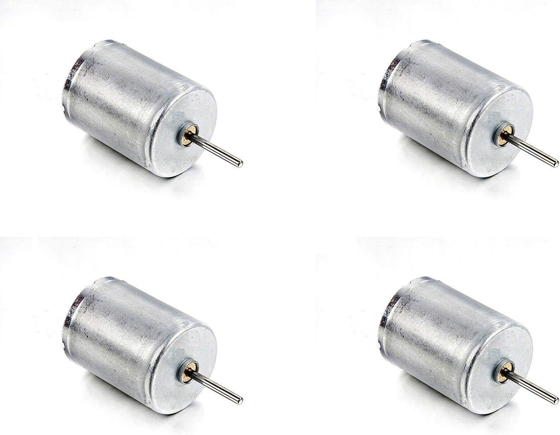 ERH India 2 Pcs DC Dynamo 12v Motor Generator High Speed Motor (4v-12v ...