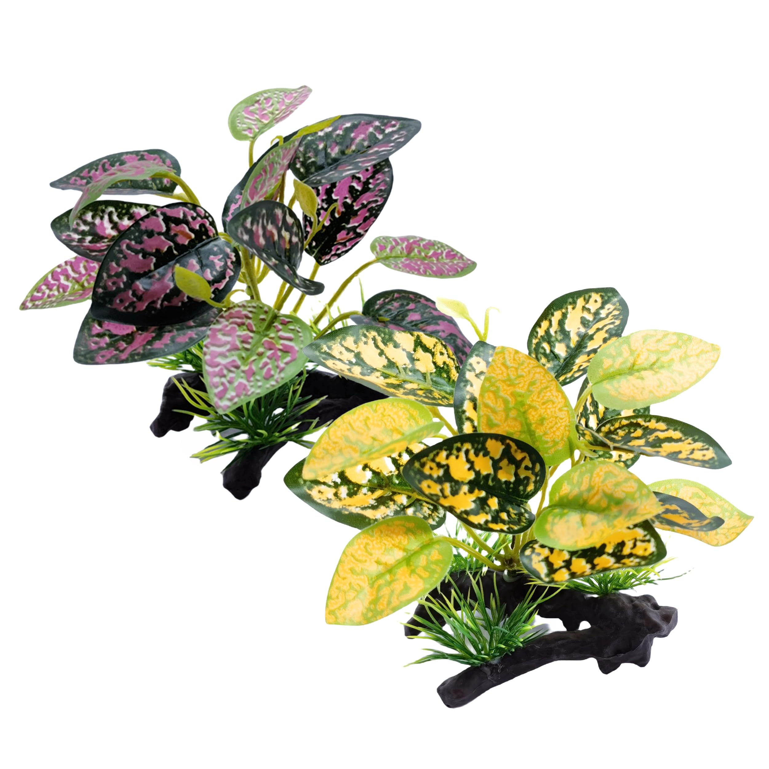 Amazon.com : M2cbridge Artificial Fish Tank Plants Silk Aquarium ...