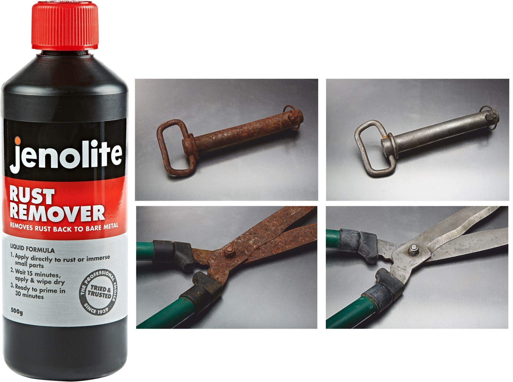 JENOLITE Original Rust Remover Liquid - Rust Treatment - Removes Rust ...