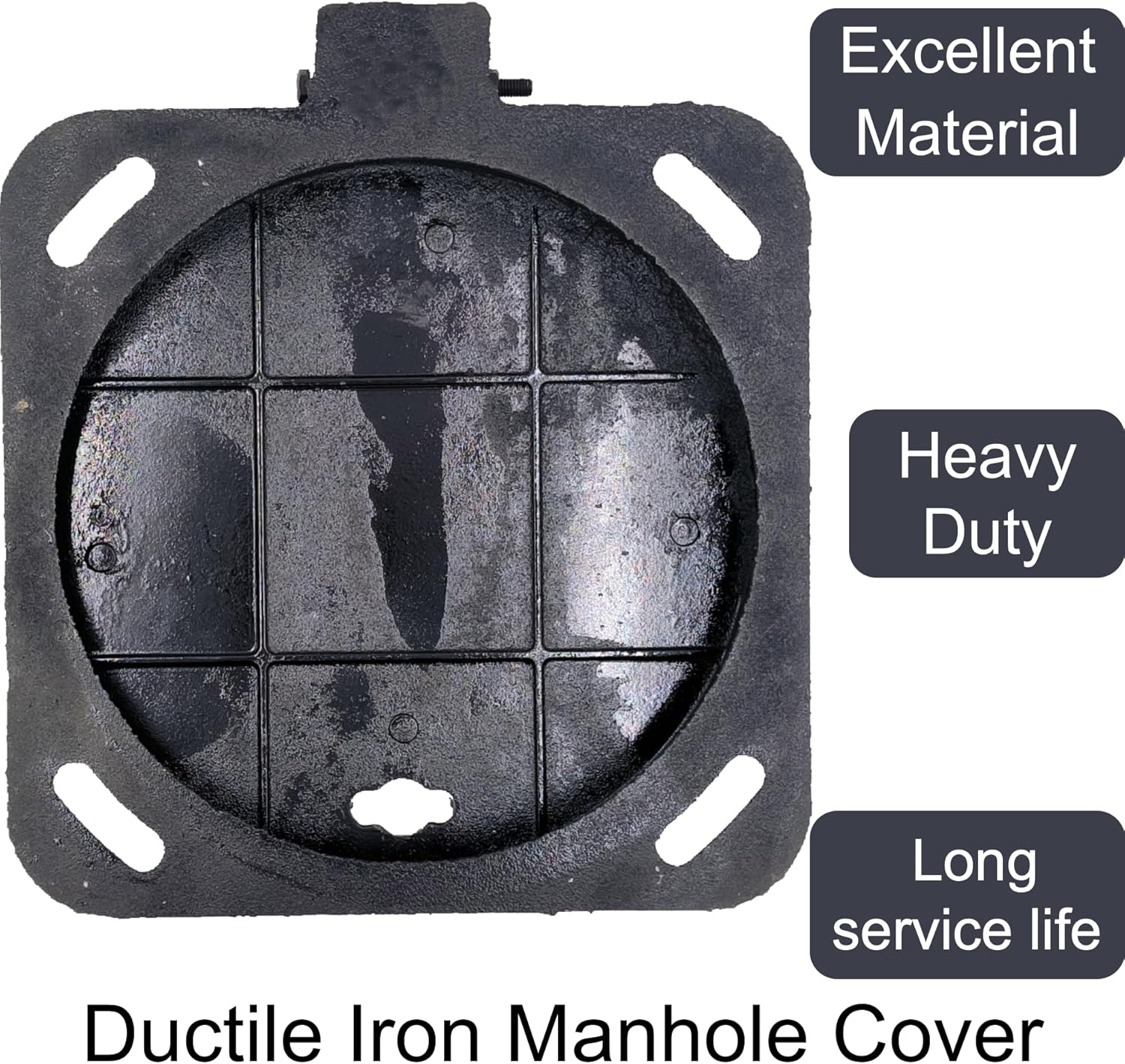 Cast Iron Manhole Cover and Frame 12”, B Class Philippines | Ubuy