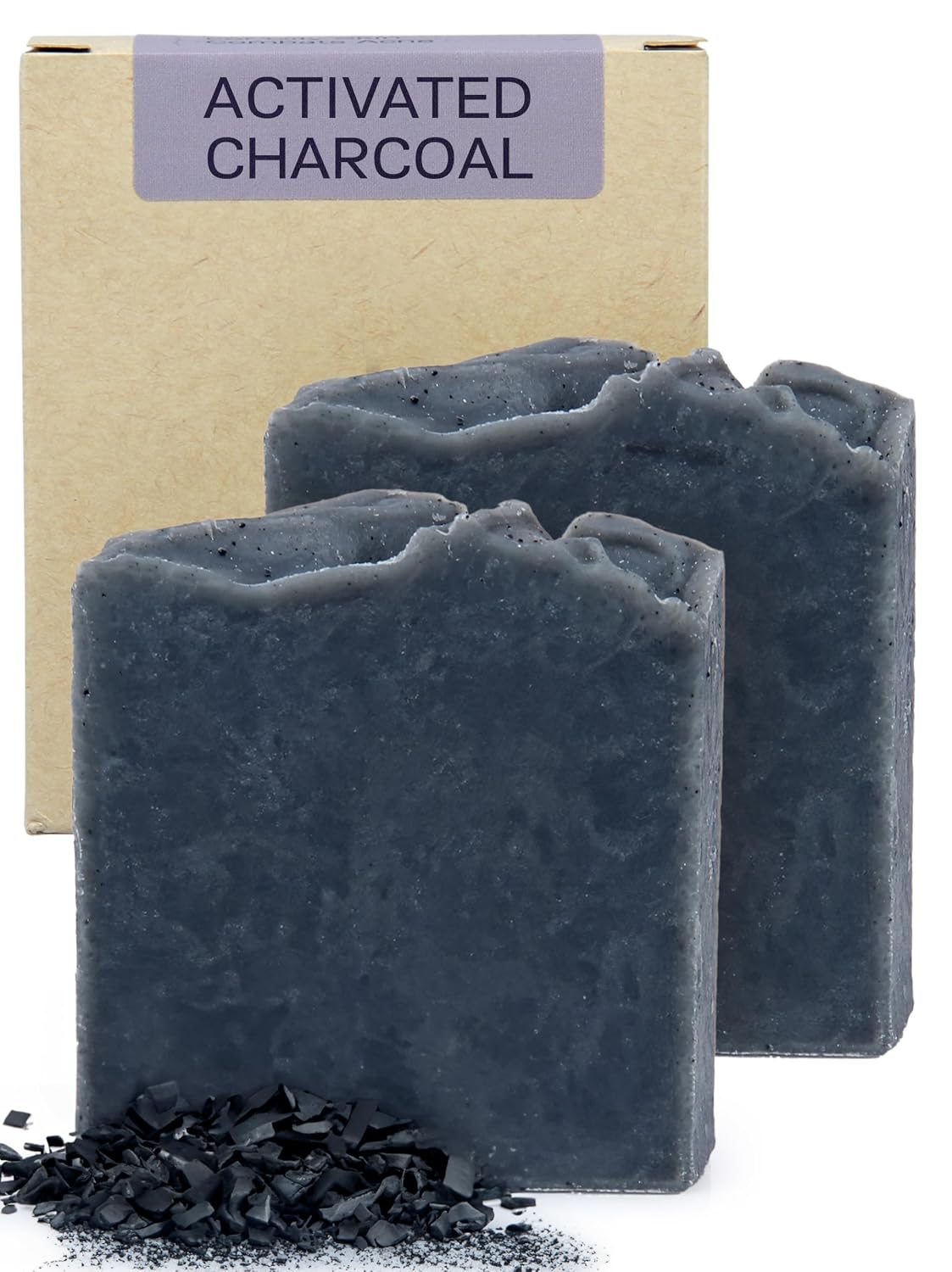 Amazon.com : AUTHENTIC BATH & SOAP - Activated Charcoal Soap Bar - Cold ...