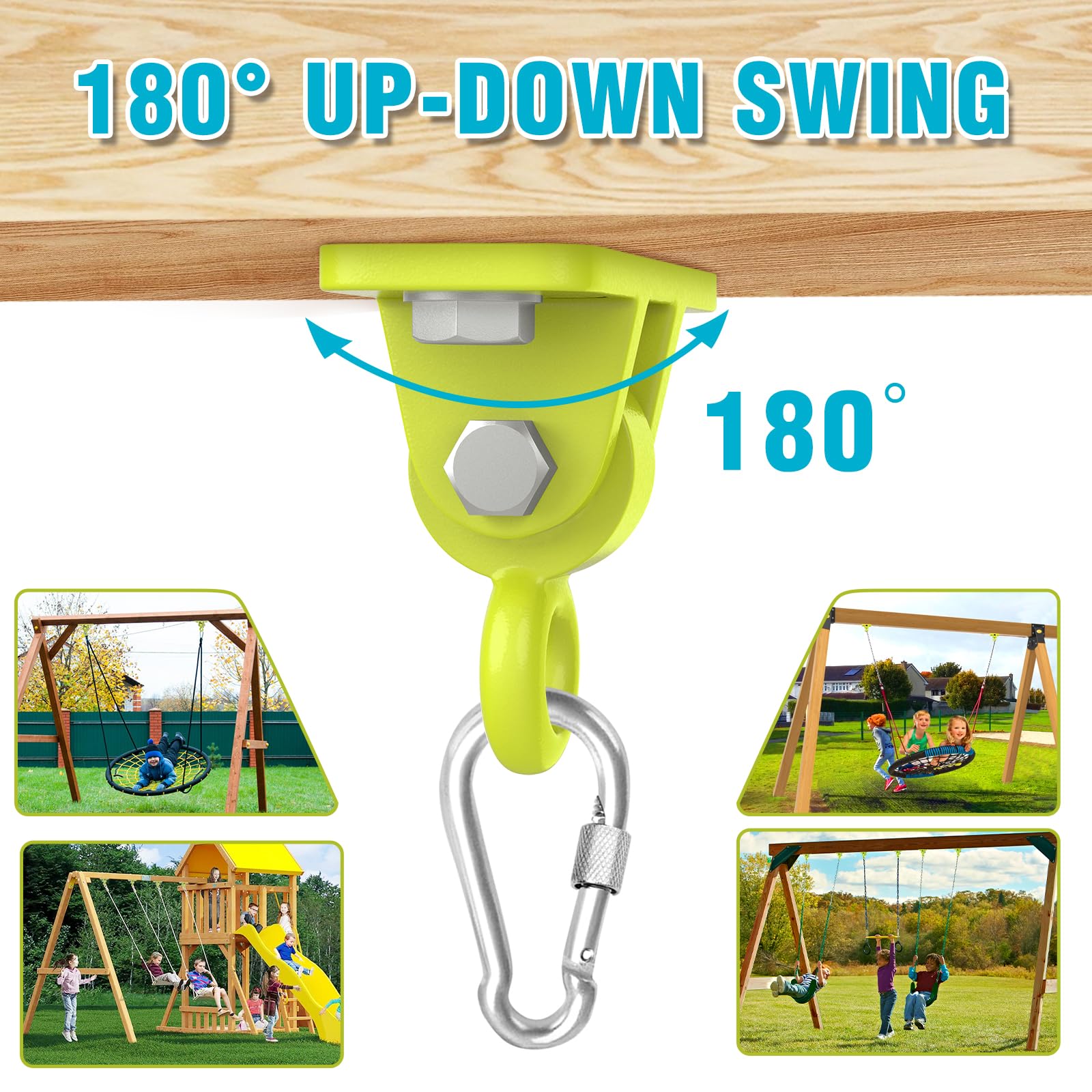 Snapklik.com : Swing Hangers Heavy Duty Porch Swing Hanging Kit For ...