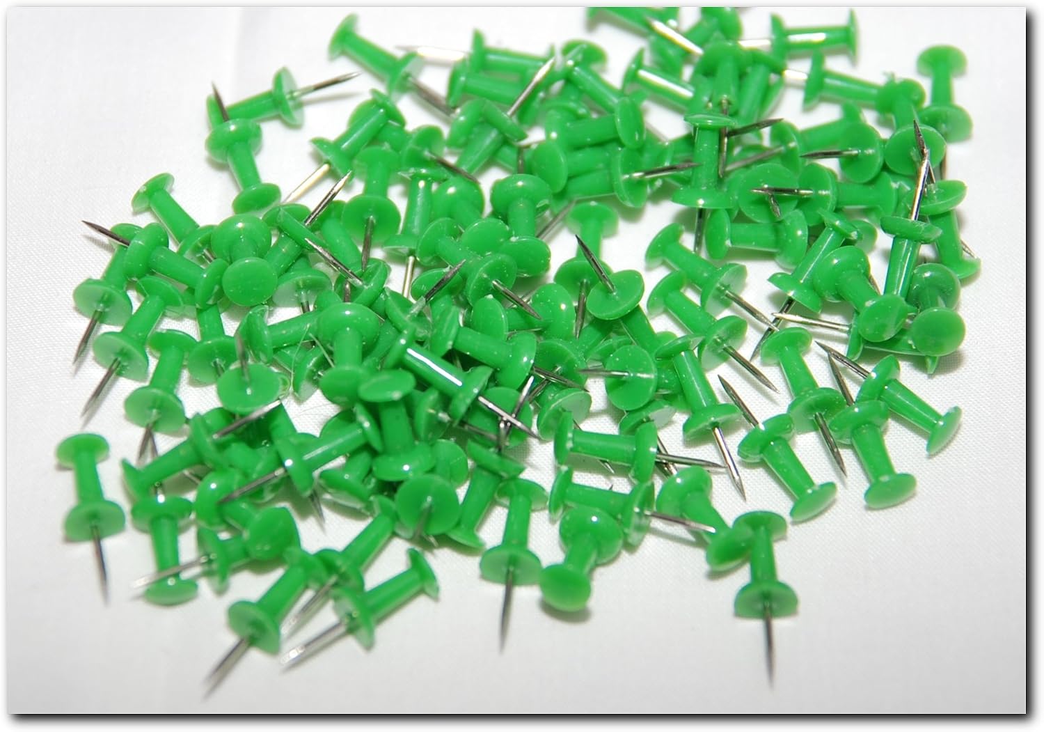 Pack of 200 Green Push Pins : Amazon.co.uk: Home & Kitchen