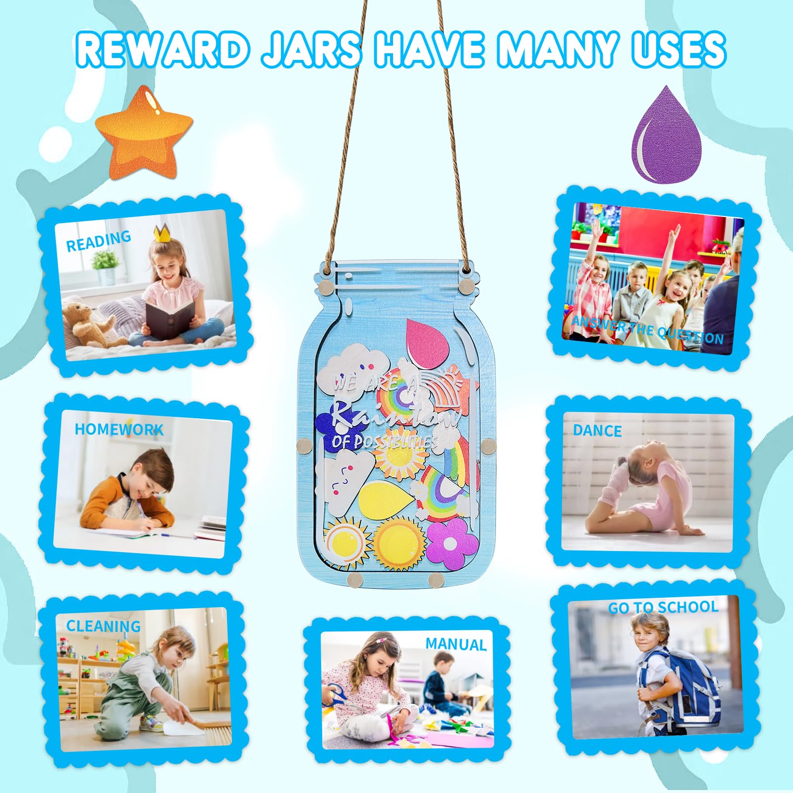 Snapklik.com : Positive Behavior Jar,Reward Pot For Kids, Reward Chart ...
