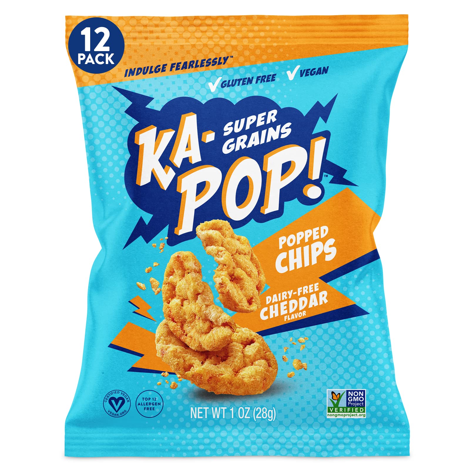 Buy Ka-Pop! Popped Chips - Vegan Cheddar | Gluten, Corn and Dairy Free ...