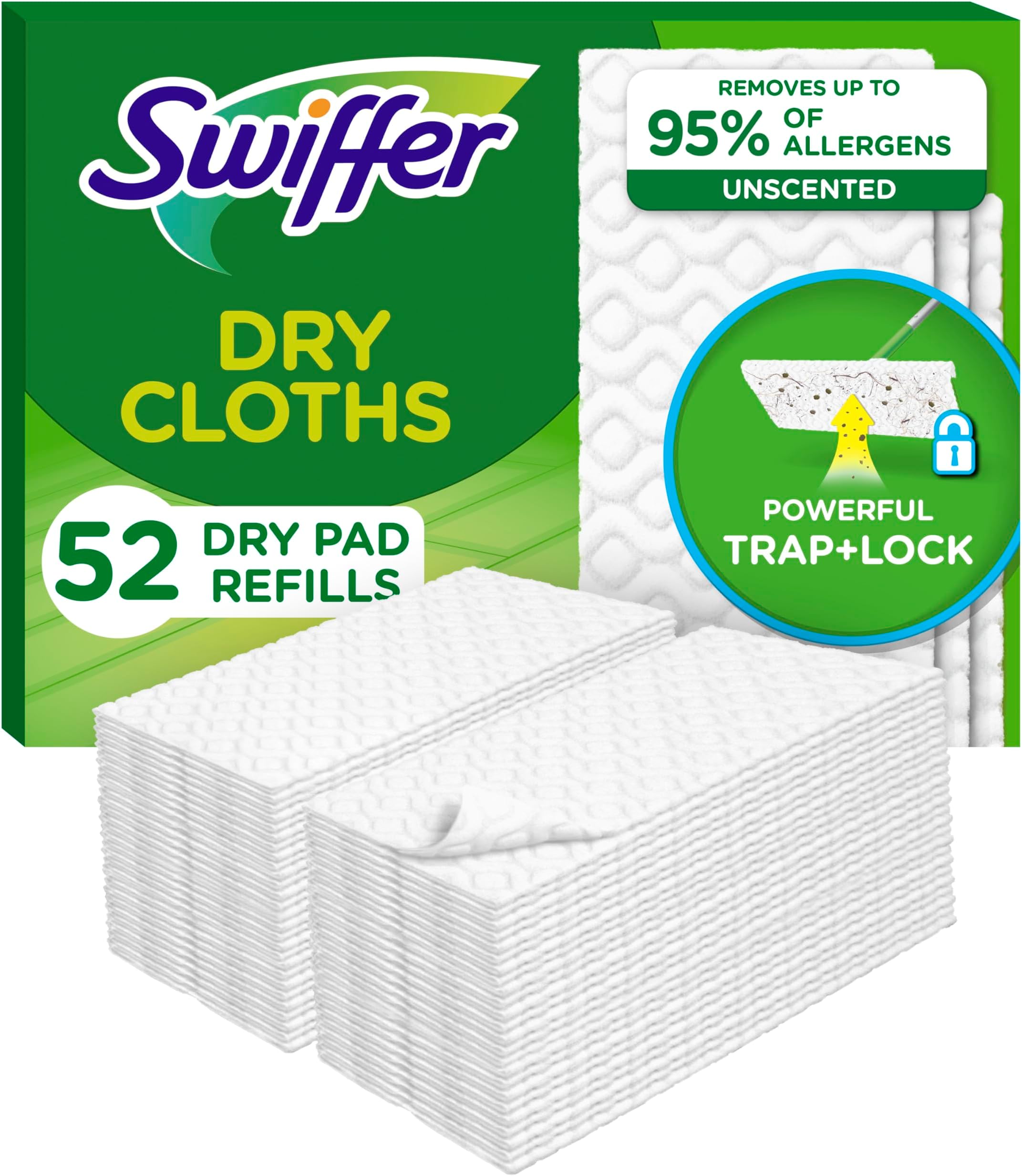 Amazon.com: Swiffer Sweep + Mop, Dry Pads Refill, Floor Cleaner for ...