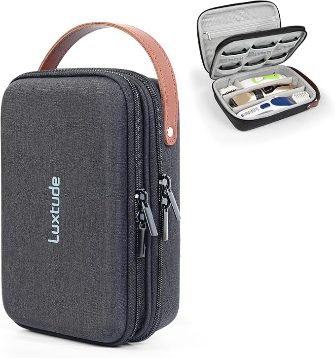 Amazon.com: Luxtude Hair Clipper Case Travel, Portable Barber Cases ...