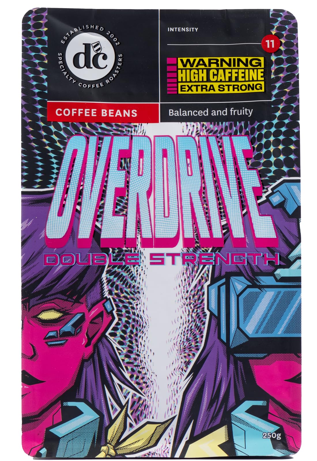 "dc Coffee Overdrive Extra Strong Coffee Blend - Caramel, Orange Zest ...