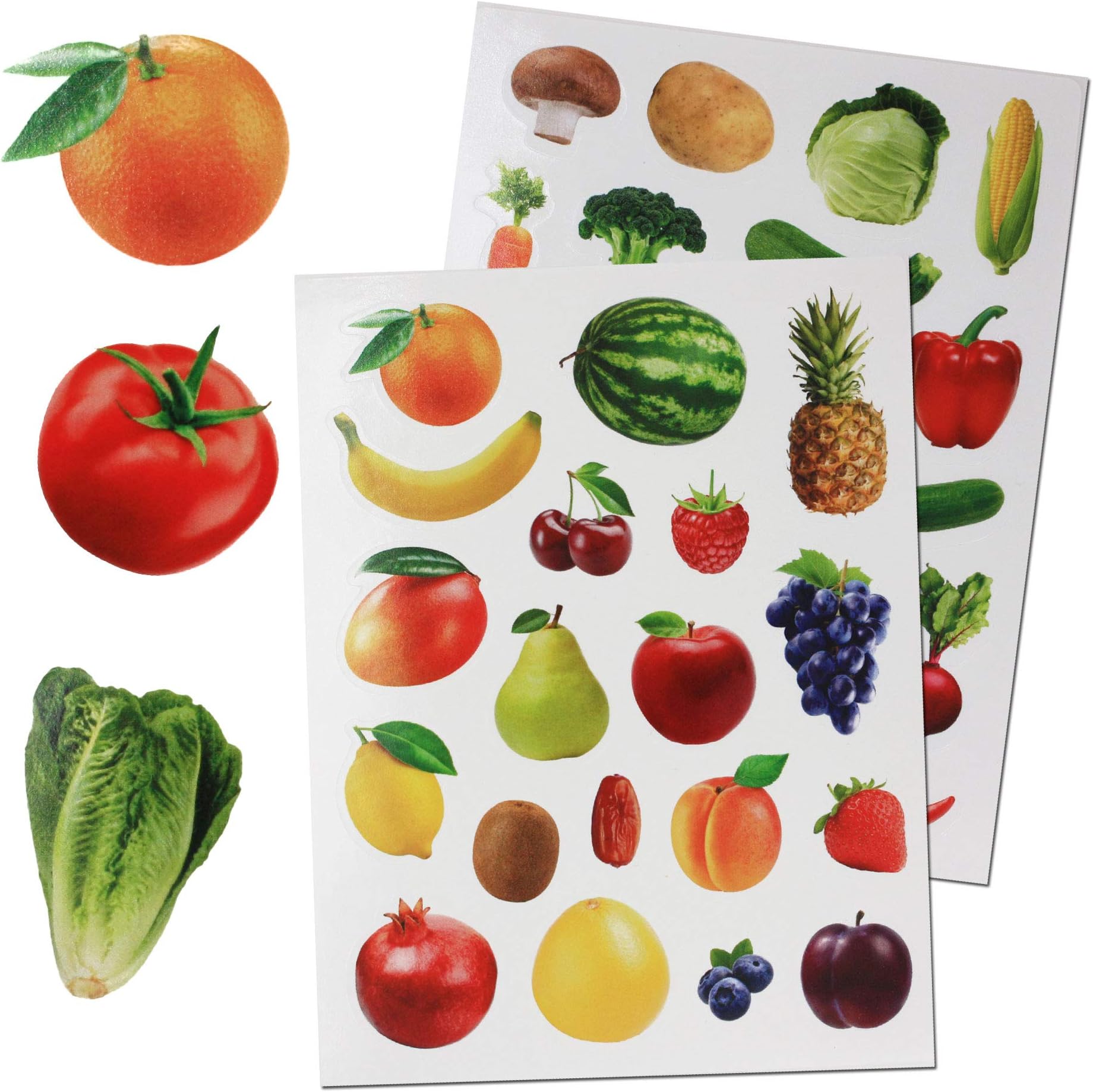 144 Fruits 30mm Reward Stickers for School Teachers, Parents, Nursery ...
