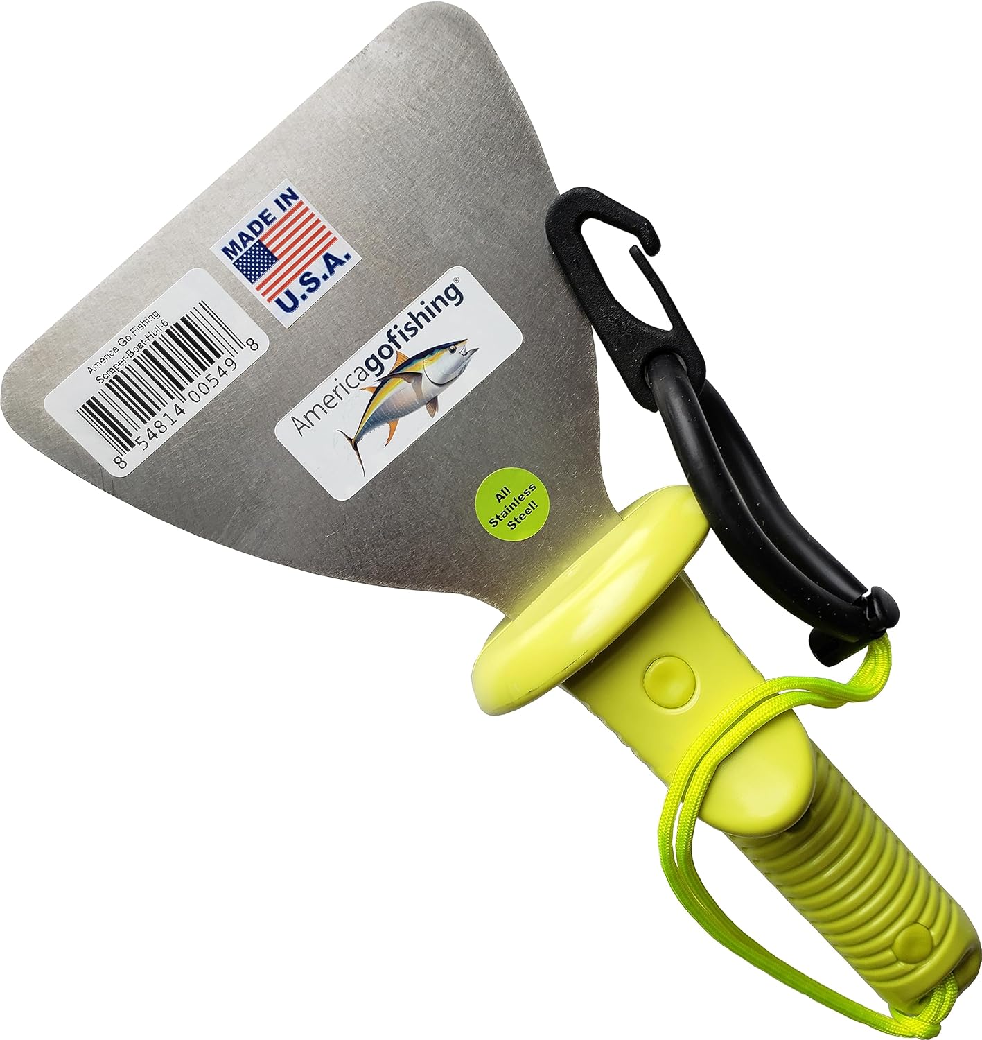 Amazon.com : America Go Fishing Boat Hull Scraper 6 Inches : Sports ...