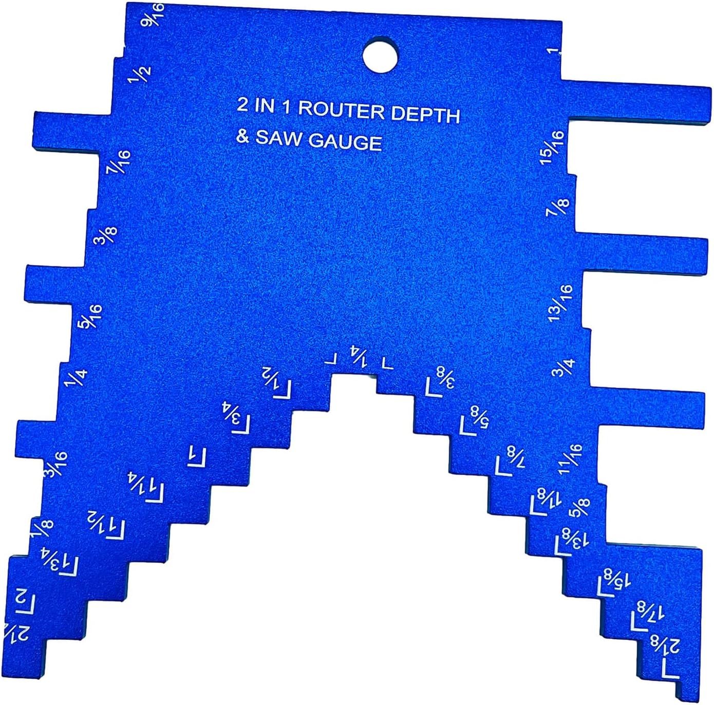 WOODRIVER Router and Saw Depth Gauge Set of 2 - Multitool Accessories ...