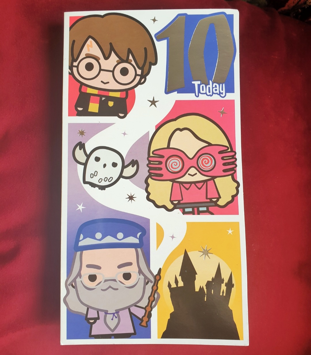 Harry Potter Official Age 10 Birthday Card, 10 Today, HP030 : Amazon.co ...