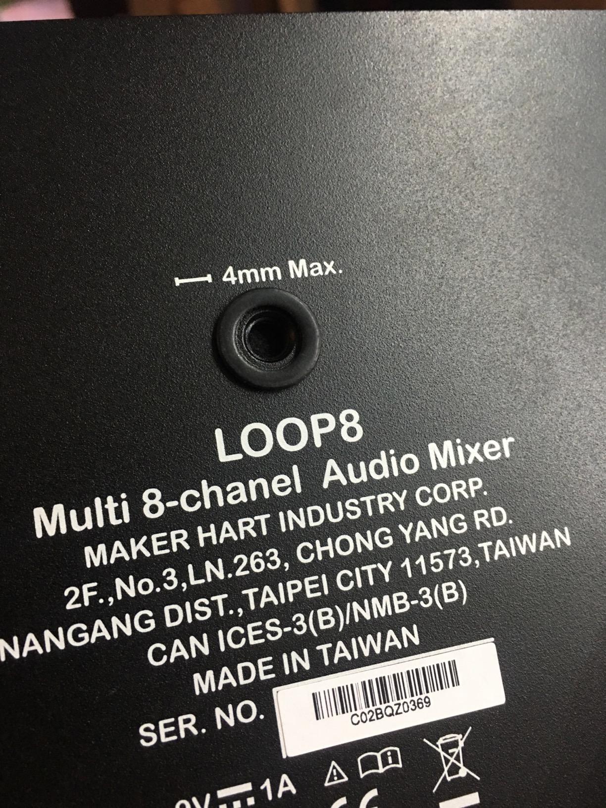 Maker hart Loop Mixer 8 3.5mm/6.3mm JACK/Bluetooth/Phono EQ Pre-amplify ...