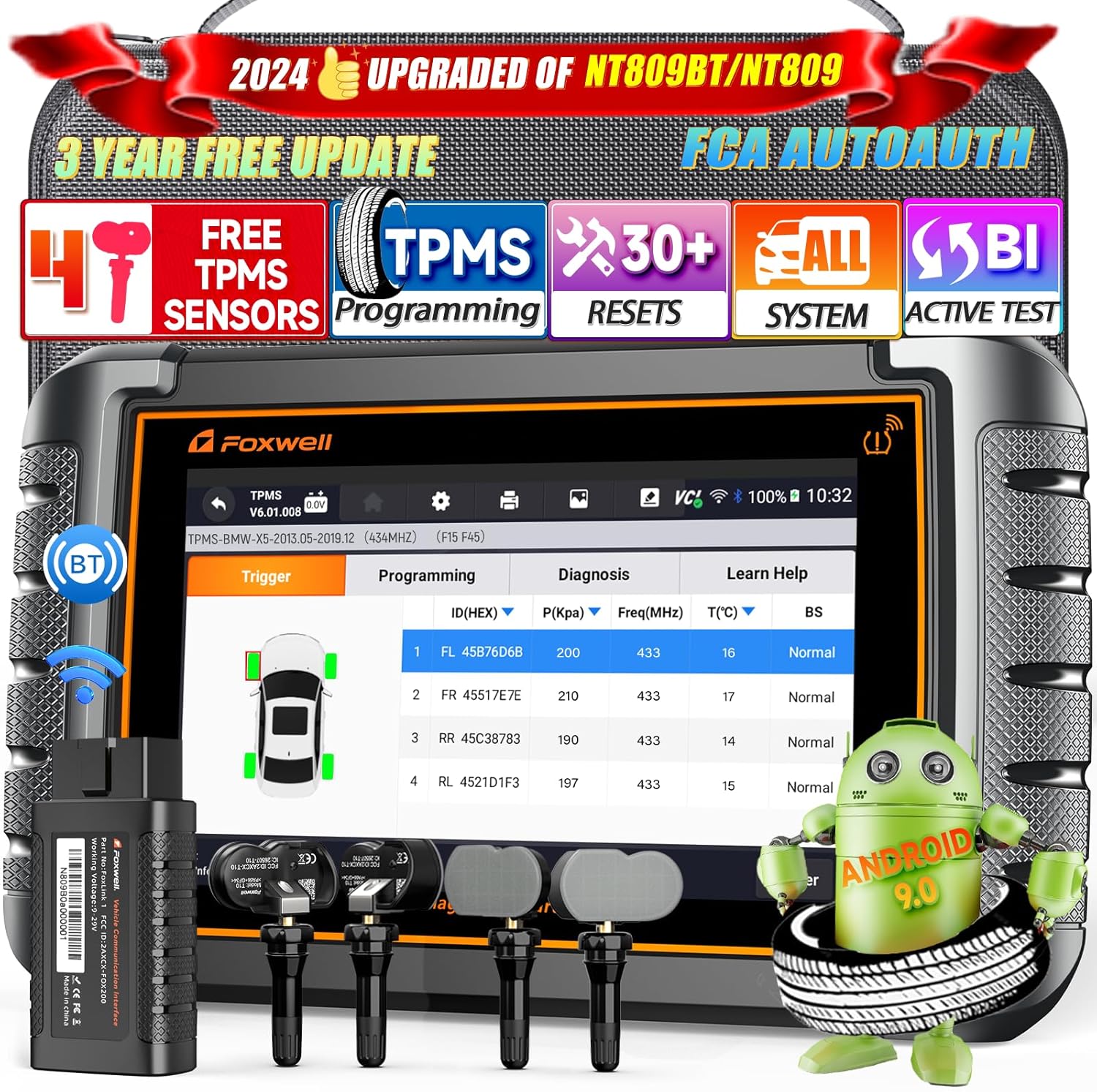 2024 FOXWELL NT809TS Full TPMS Tool, TPMS Nepal | Ubuy