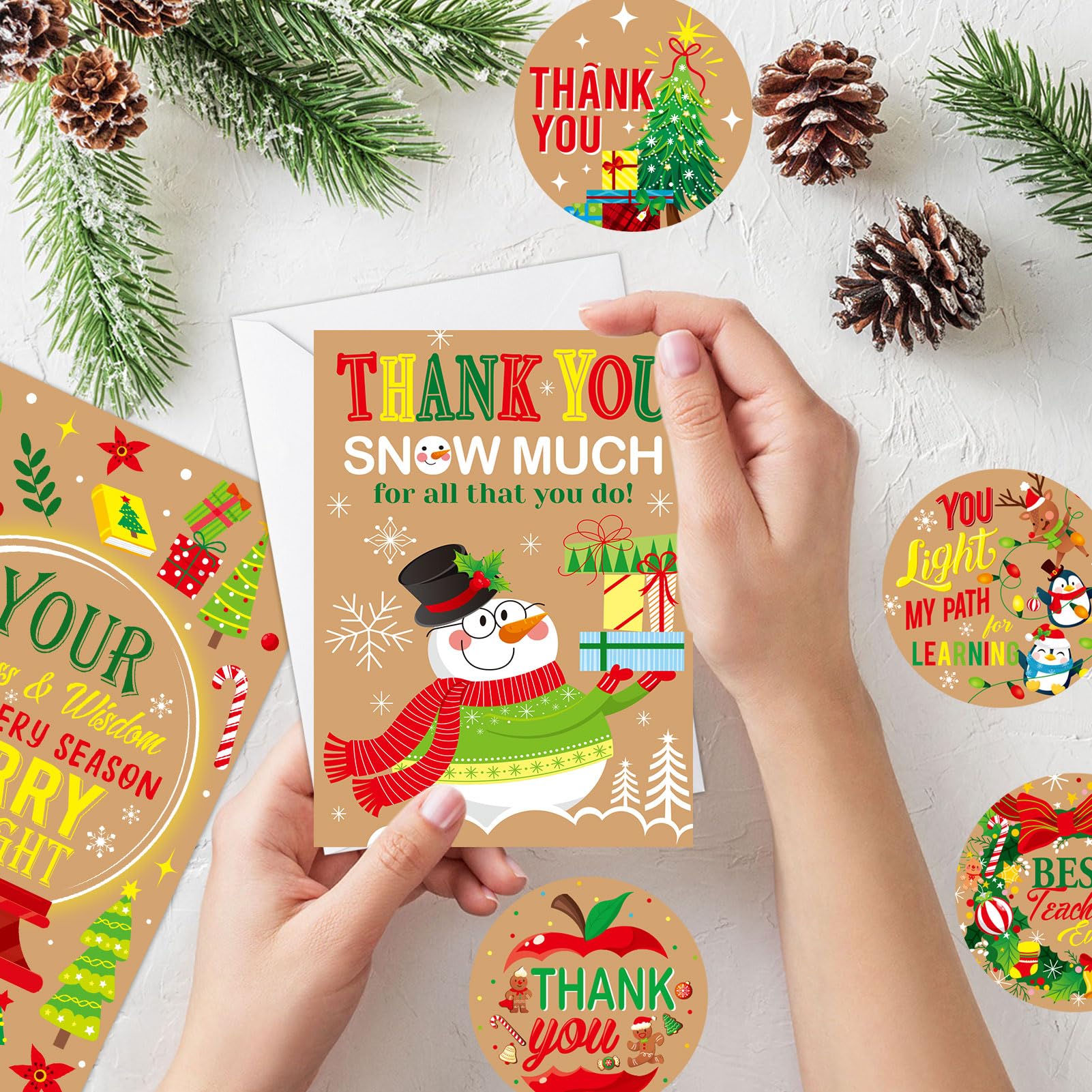 Christmas Thank You Teacher Card